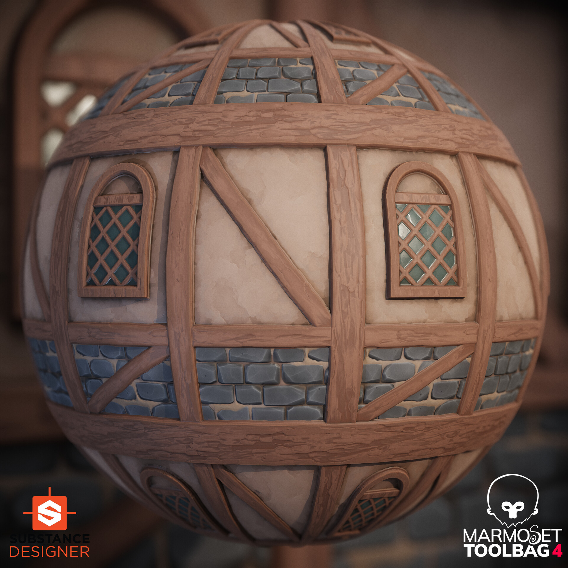 ArtStation - Stylized Medieval Wall - Stylized Exploration