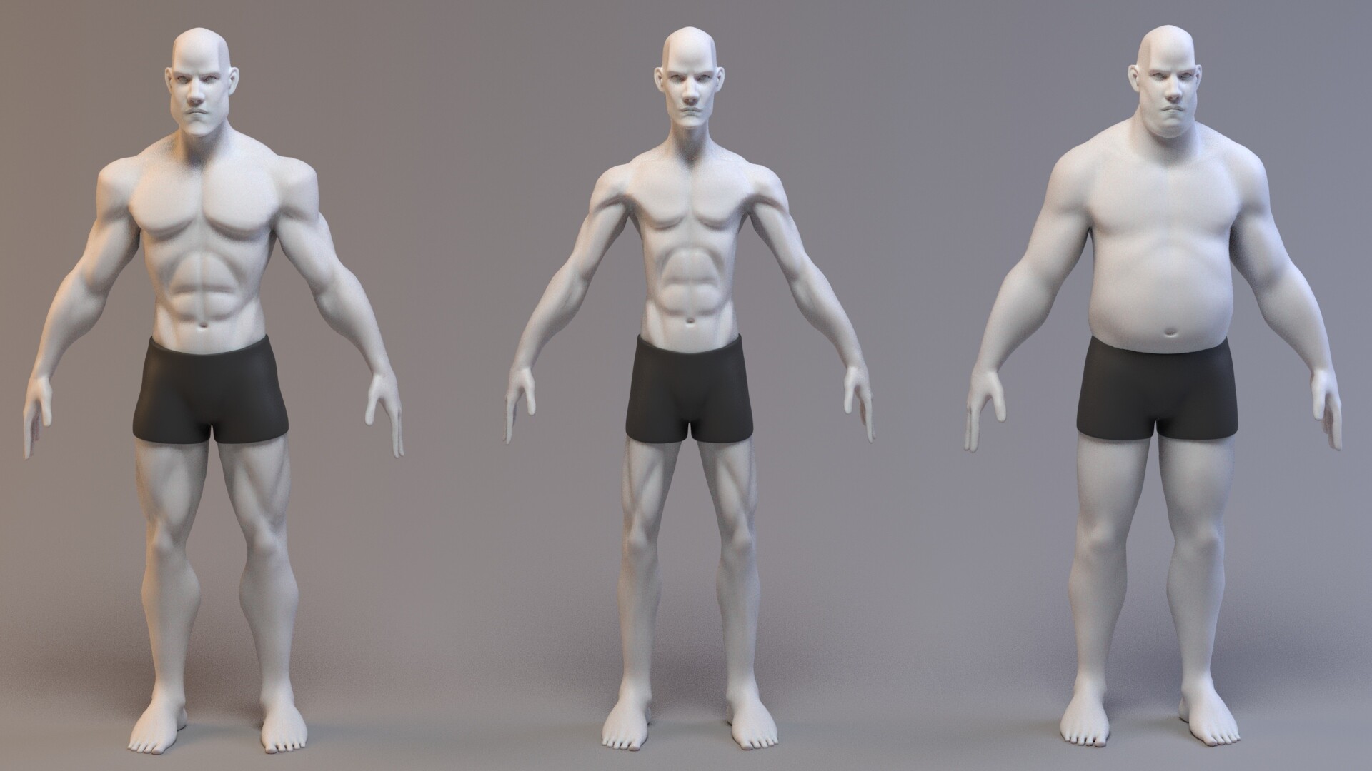 ArtStation - BASE MAN AND WOMAN PROJECT