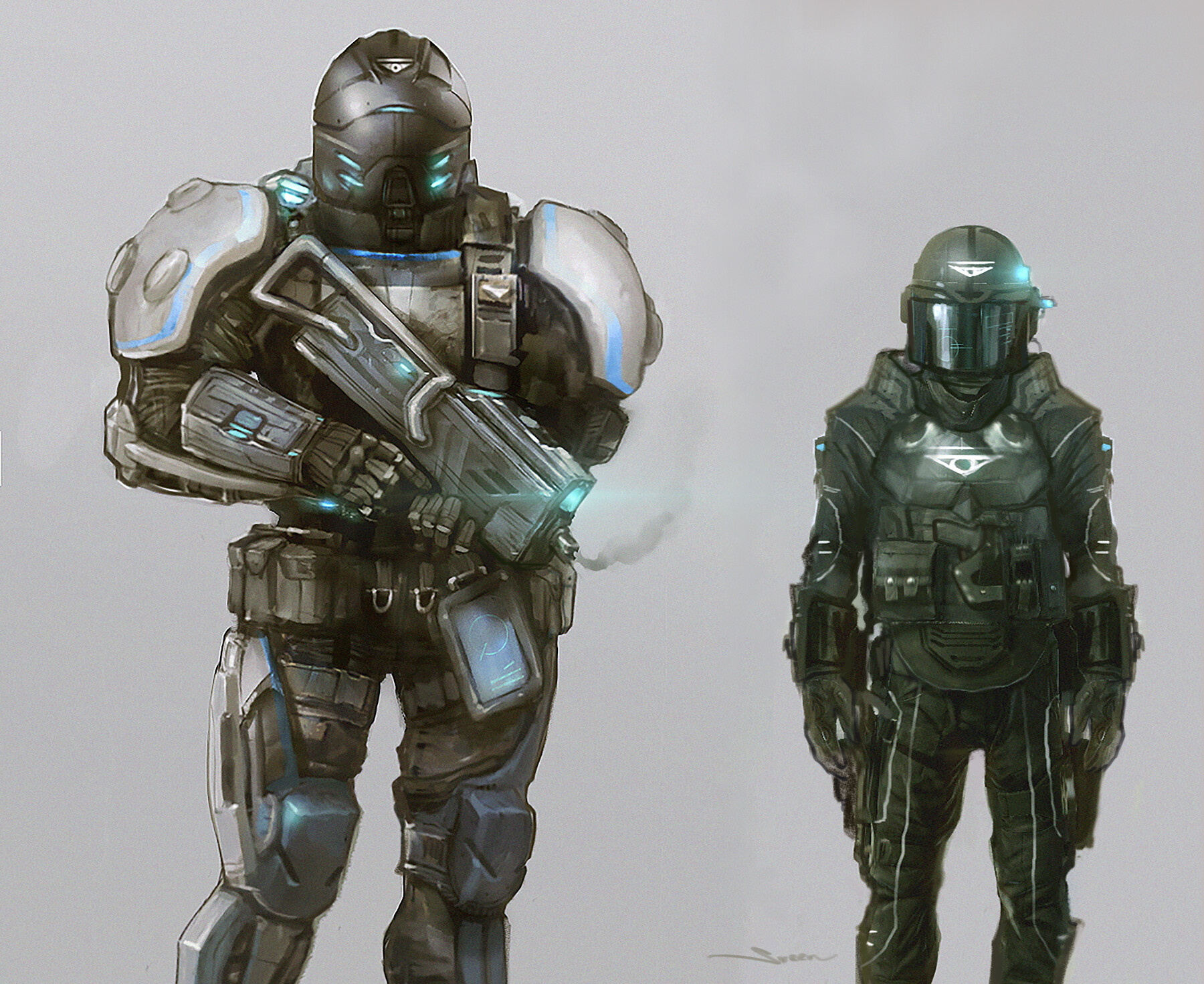 ArtStation - E.Y.E. Armored Commandos