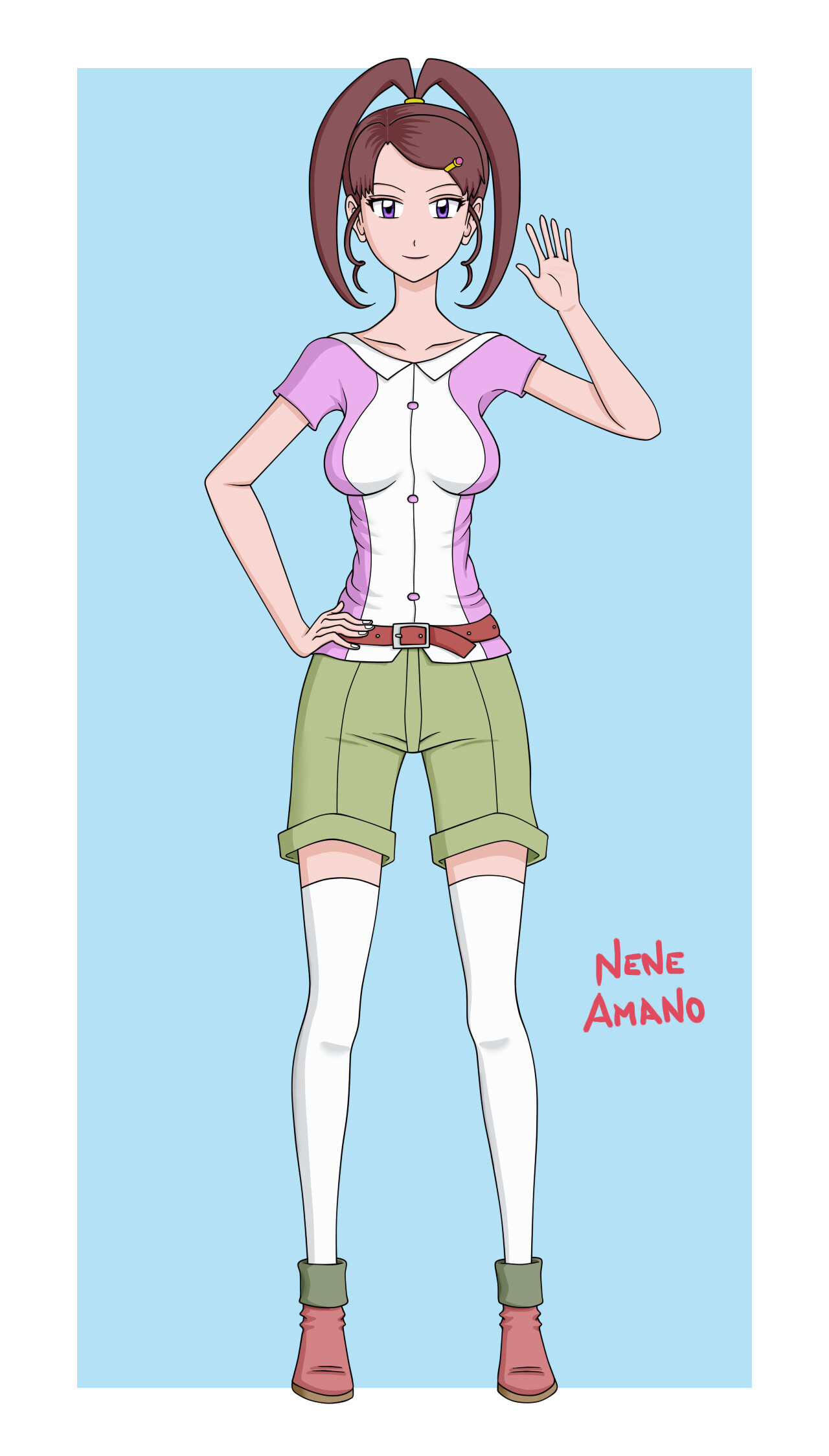 ArtStation - Nene Amano Digimon Xros Wars Hunters