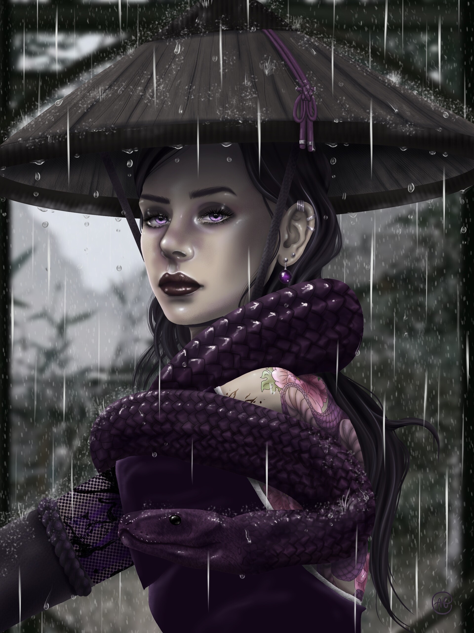 ArtStation - Samurai Witch