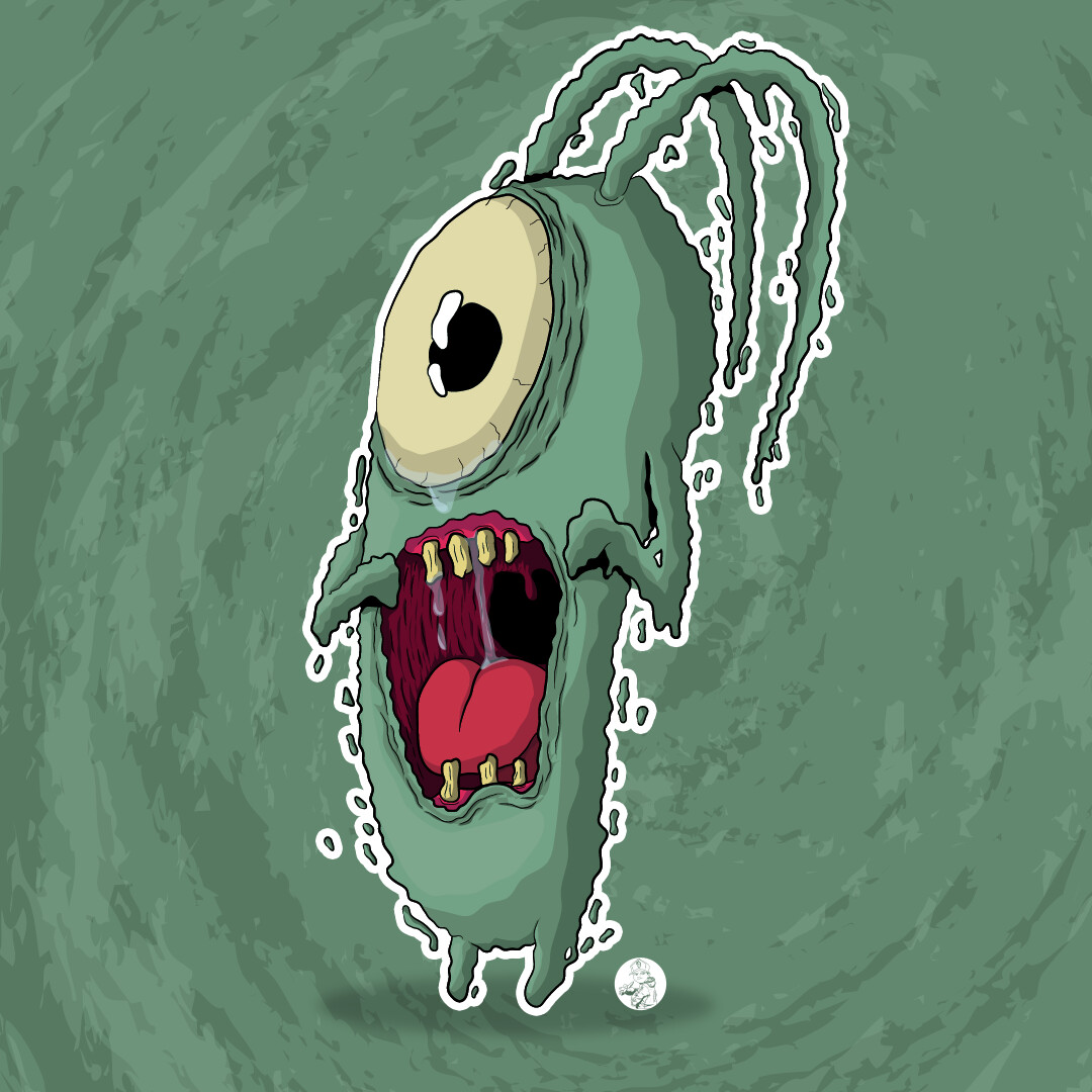 ArtStation - Crazy SpongeBob Sticker Pack🧟‍♂️🔜