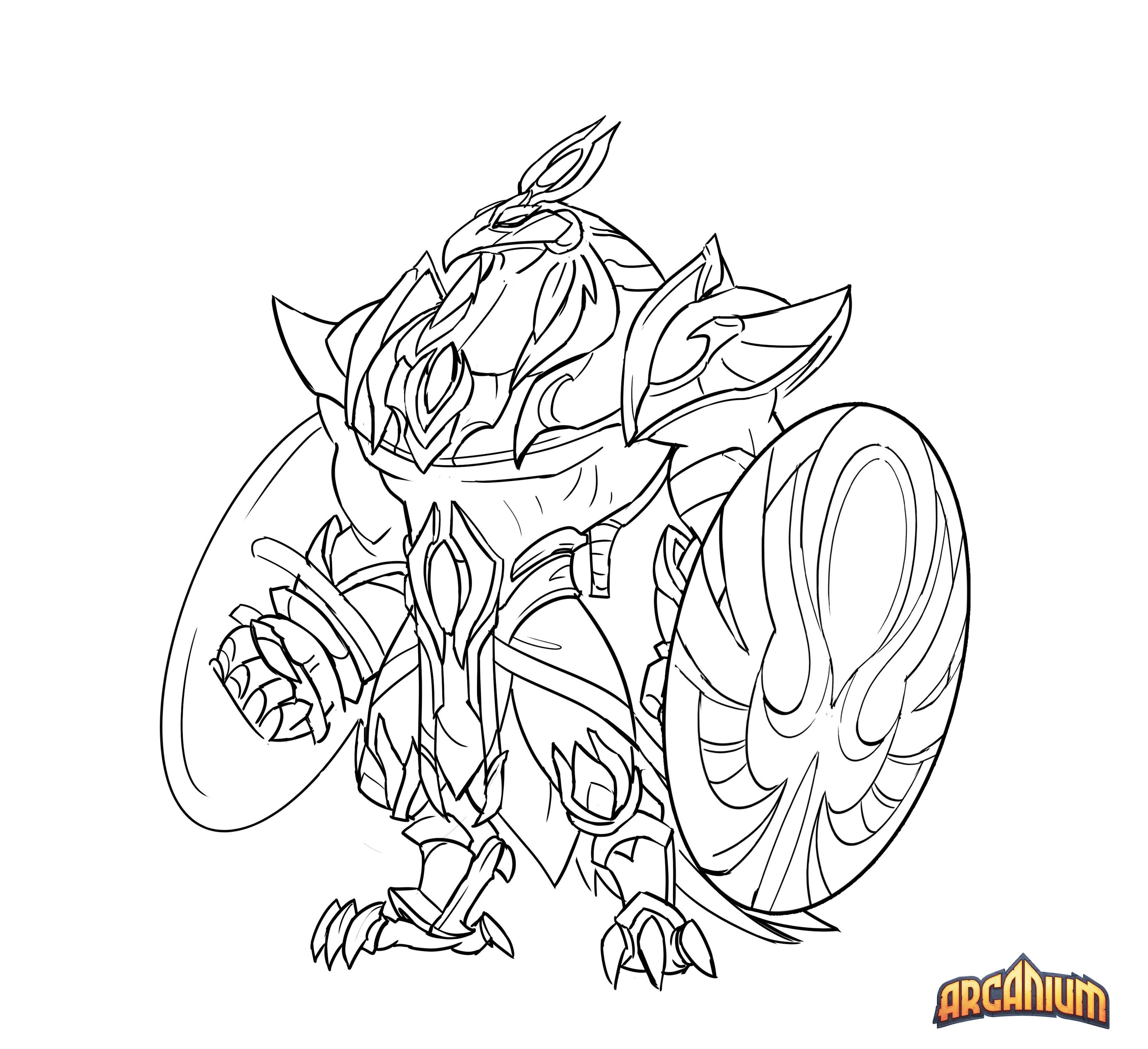 bakugan leonidas coloring pages