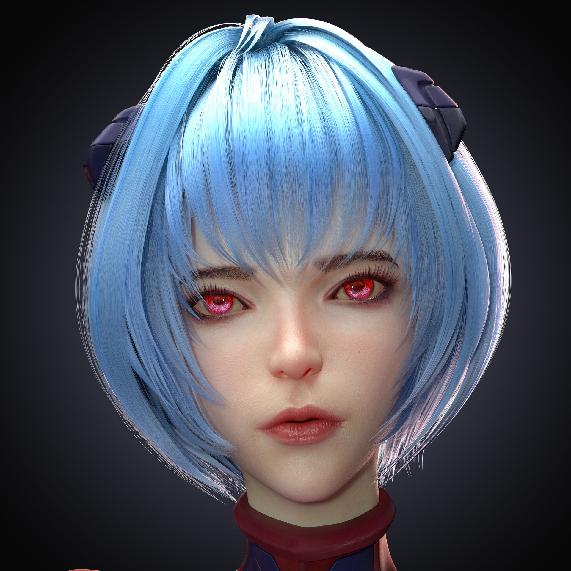 ArtStation - EVA Ayanami Rei 啊凌