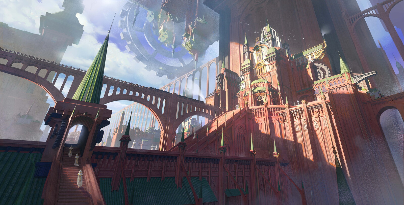 Snow Temple by artist Ricky Ho (Moon Pillar Studio) : ImaginaryArchitecture