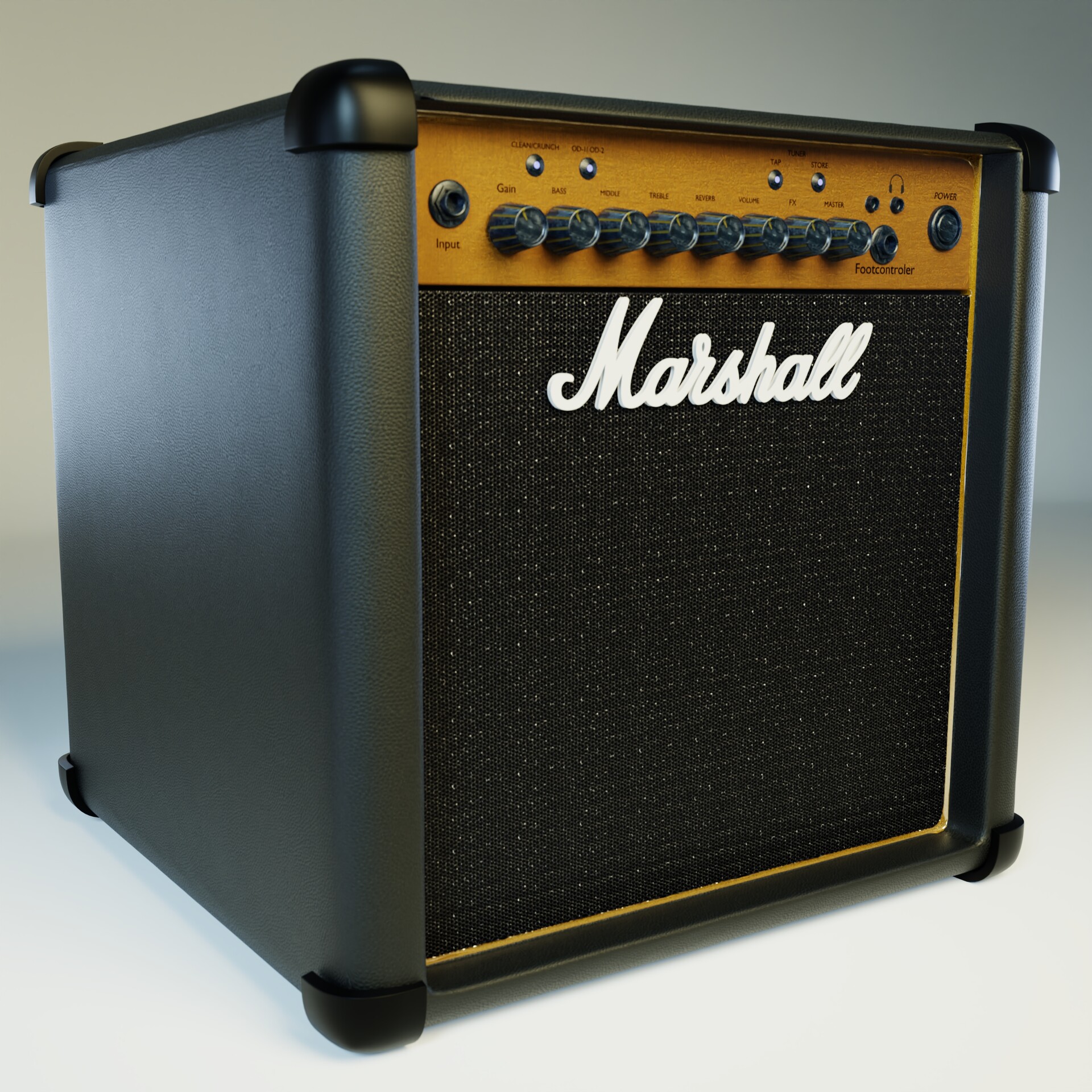 ArtStation - Marshal guitar AMP
