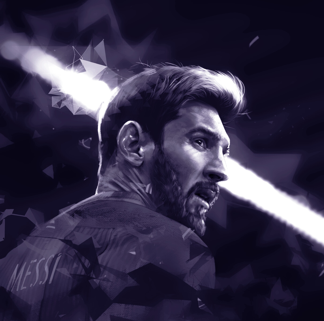 Aarun Art - Lionel Messi Argentine footballer