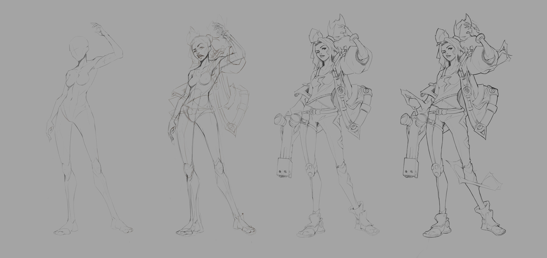 ArtStation - Zeri线稿