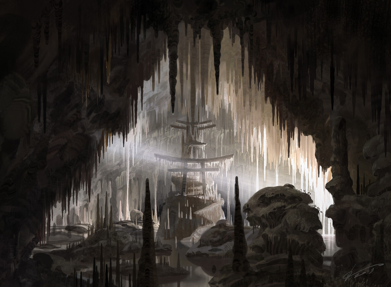 ArtStation - MtG: Sanctum of Stone Fangs