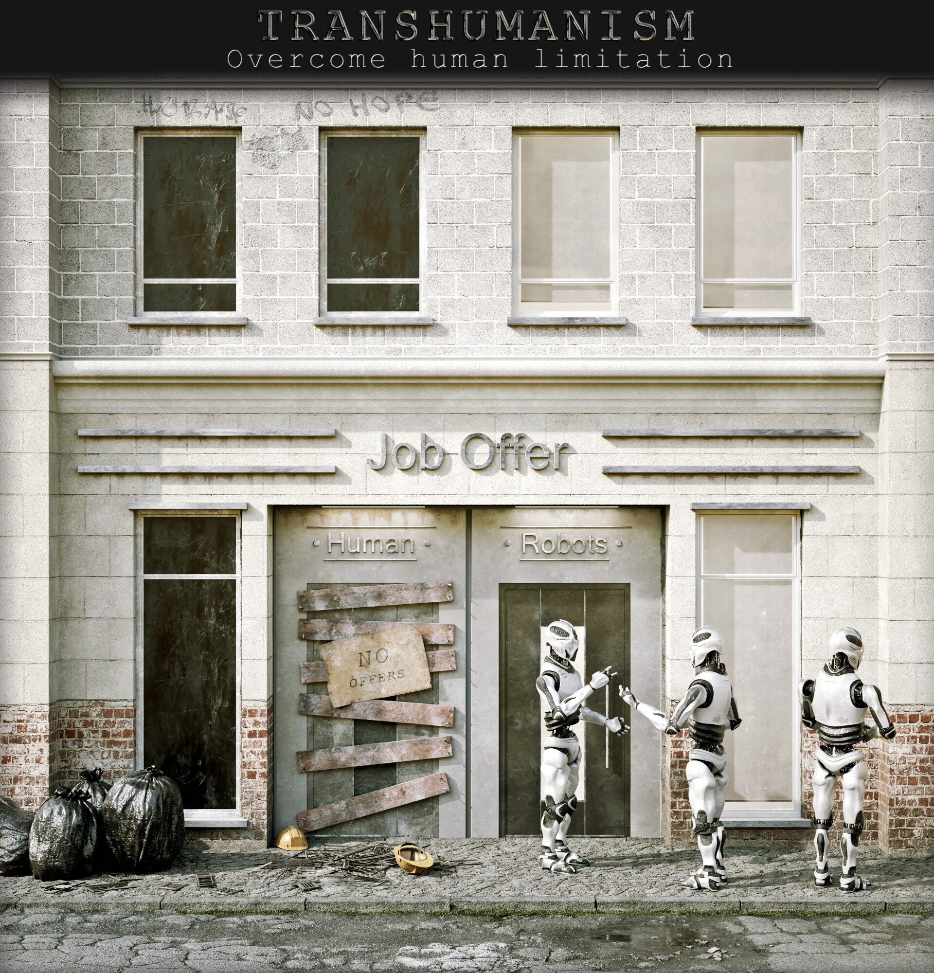 ArtStation - Transhumanism Overcome human limitation