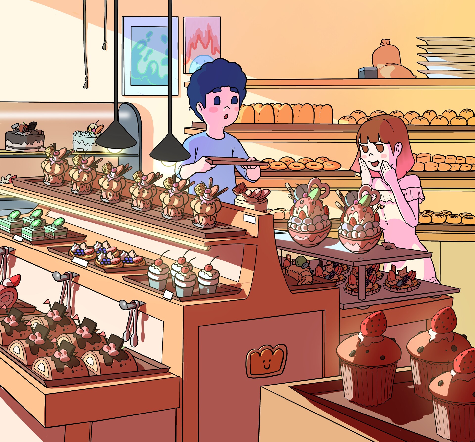 ArtStation - Bakery Date