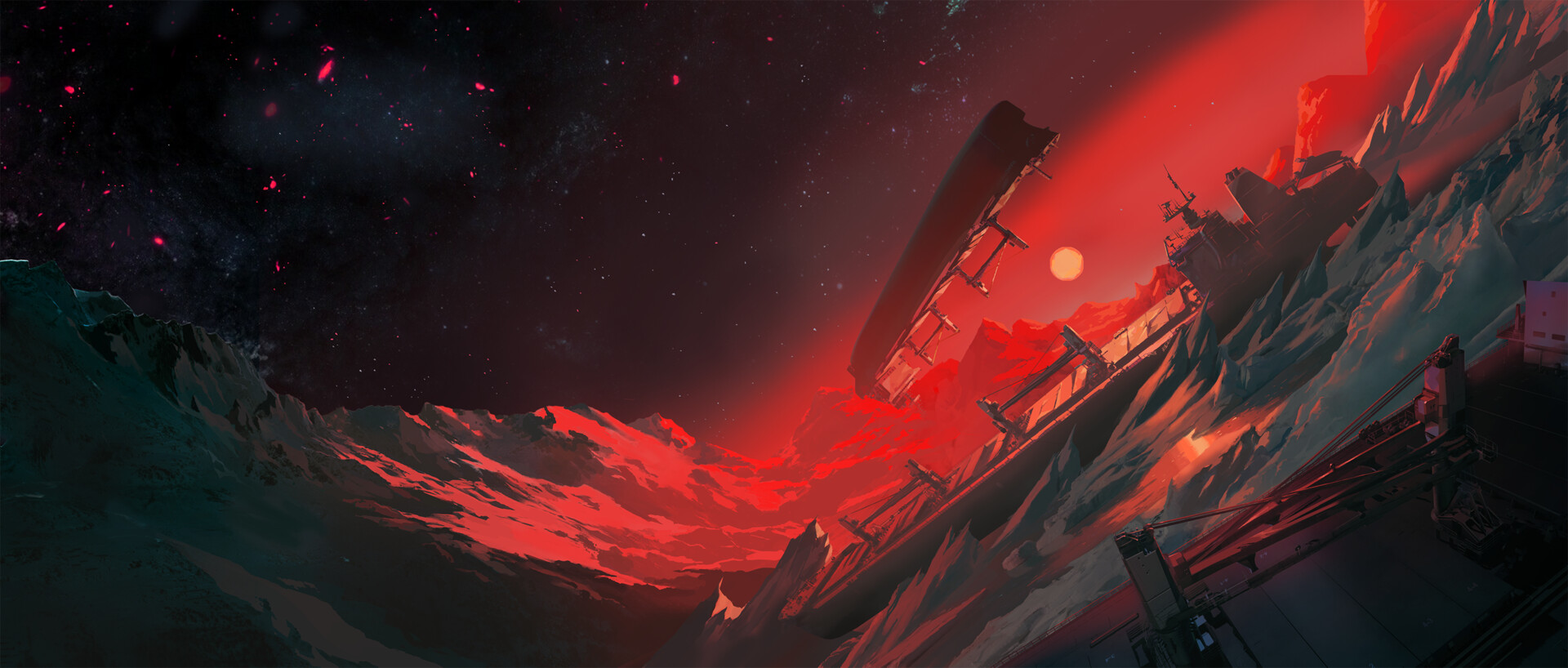 ArtStation - VALORANT-FIRE AGAIN BACKGROUNDS