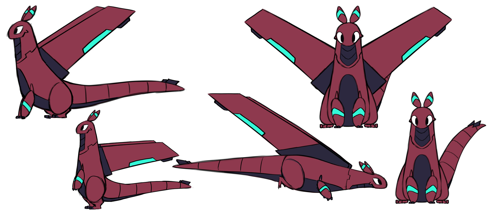 Connor Peters - DRAGON DERBY | Dragon Design Sketches
