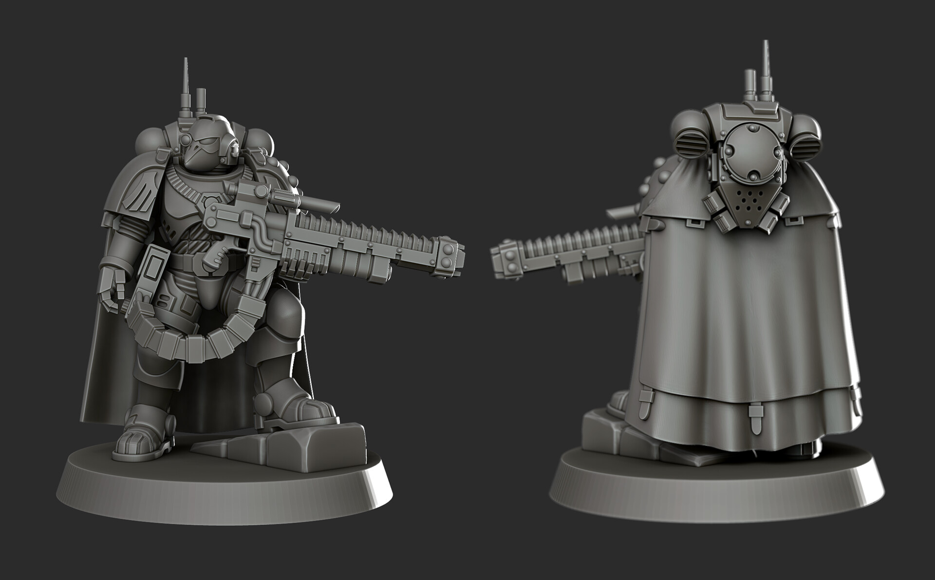 ArtStation - Primaris Raven Guard Veteran