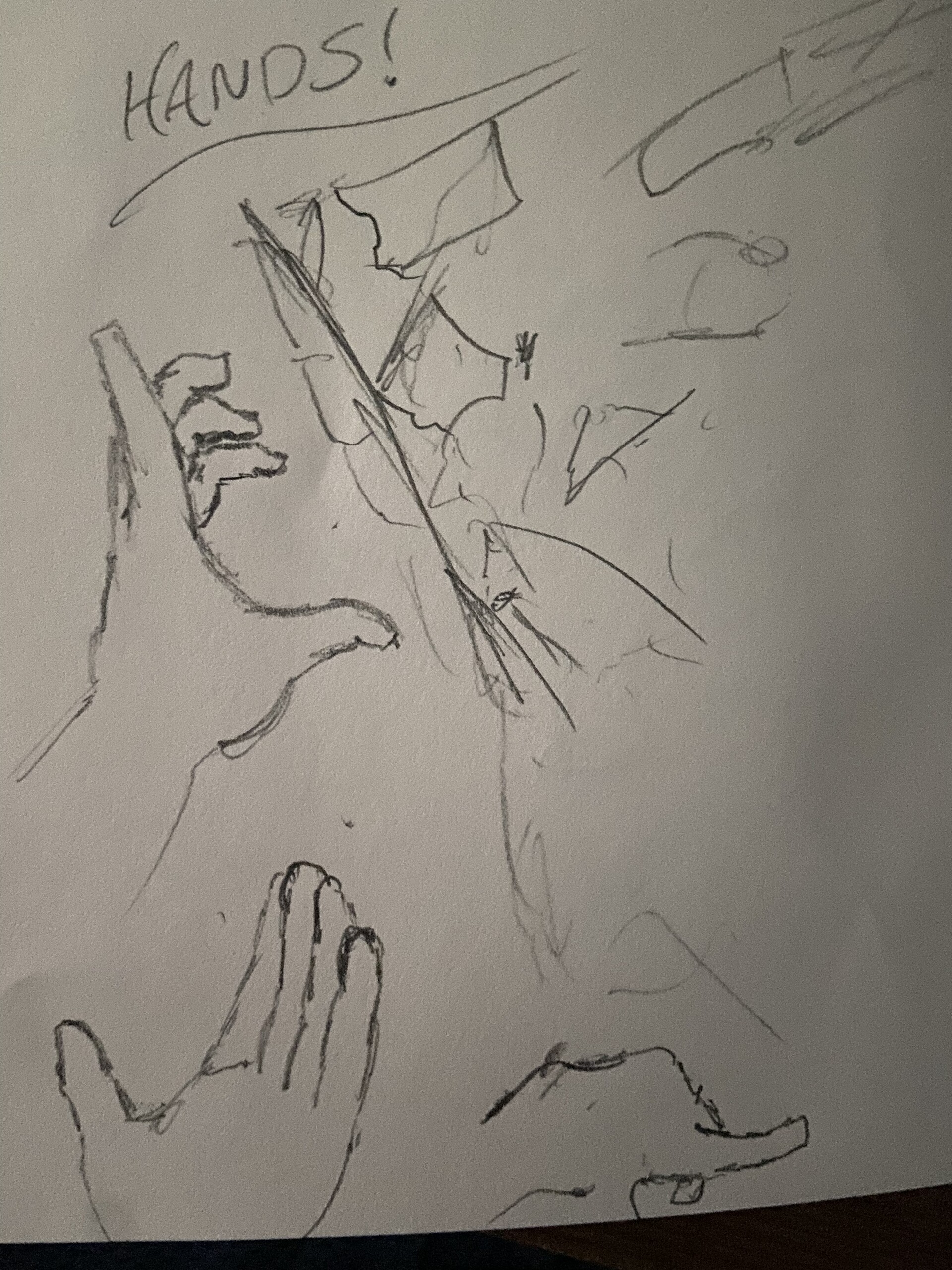 ArtStation - Hands warm up sketches w/ some VFX. Enjoy