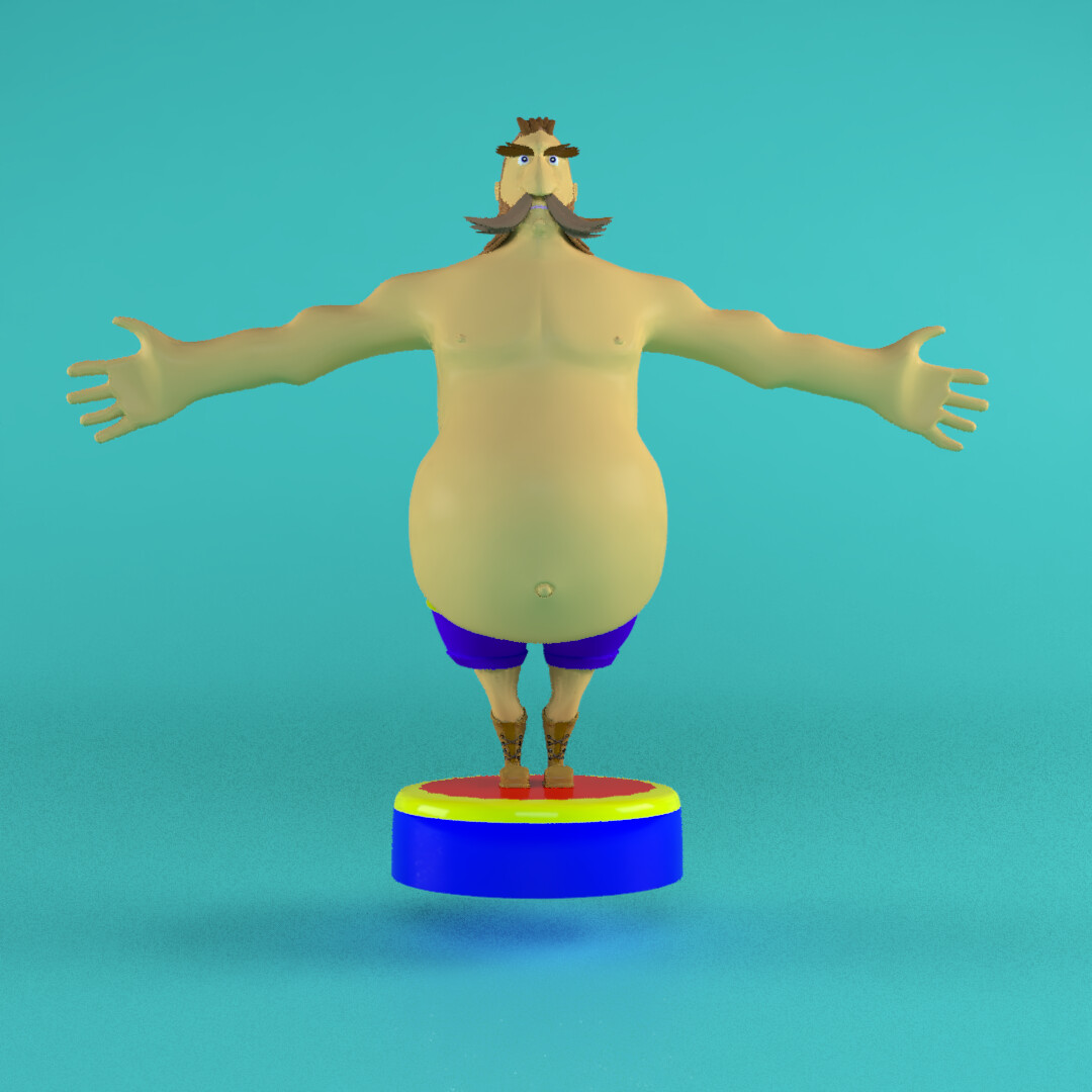 ArtStation - 3d Low Poly Character Modeling