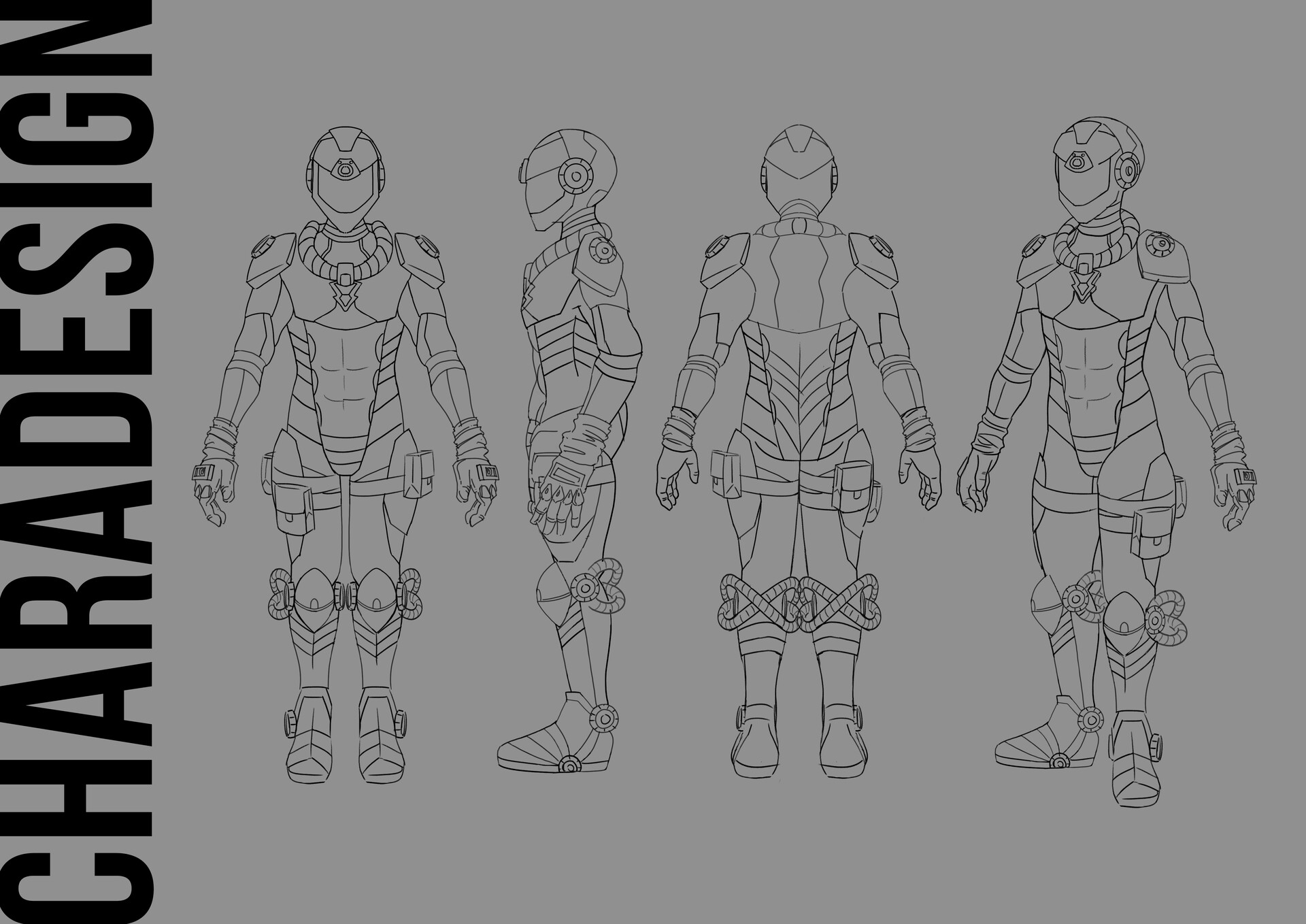 ArtStation - Character design - Art school project