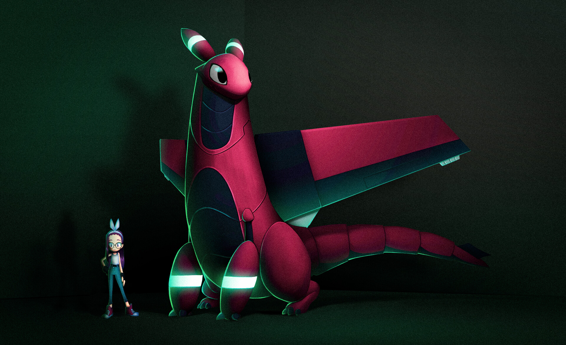 ArtStation - DRAGON DERBY | Dragon Render Illustration 01