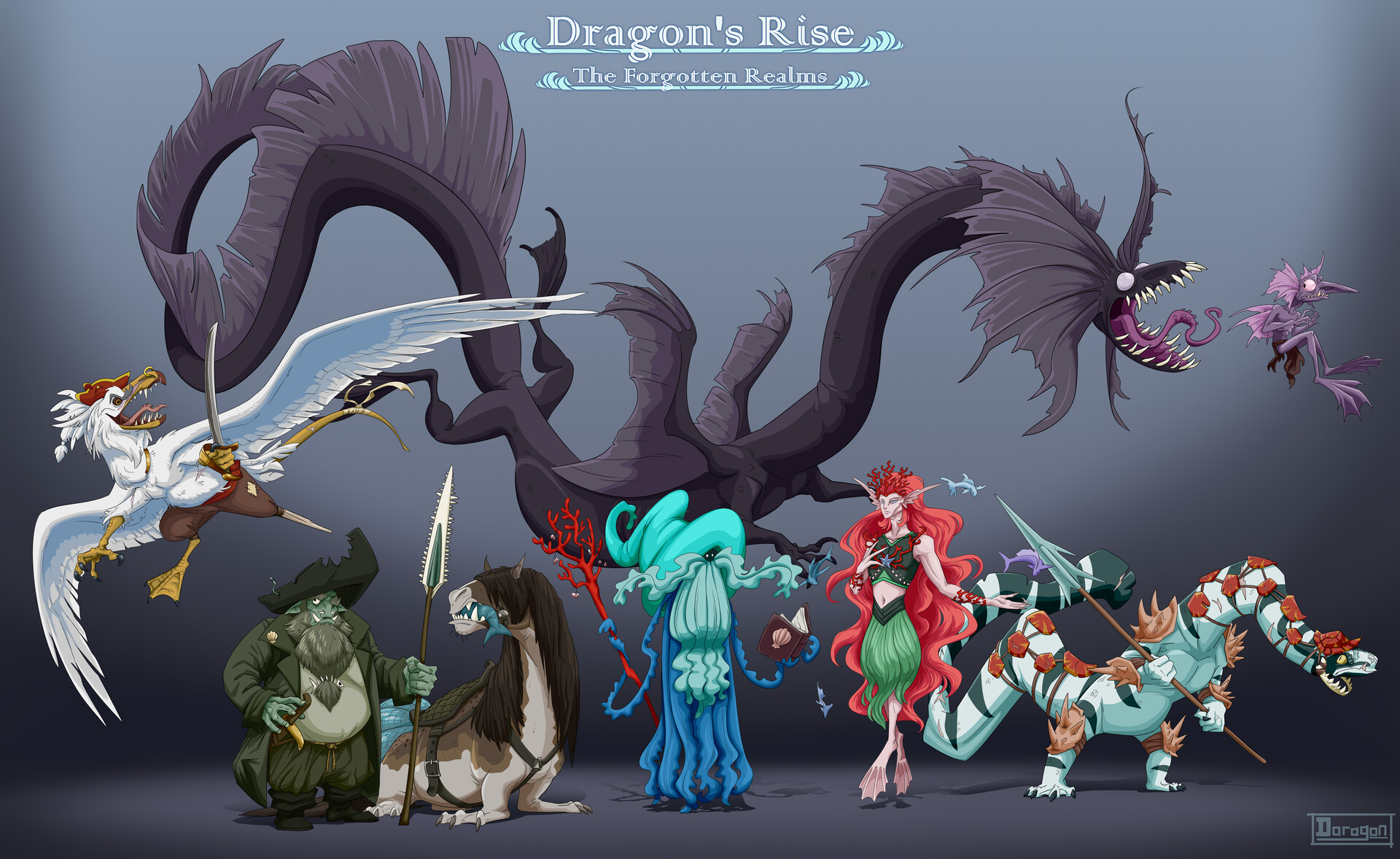 ArtStation - Dragon's Rise: The Forgotten Realms