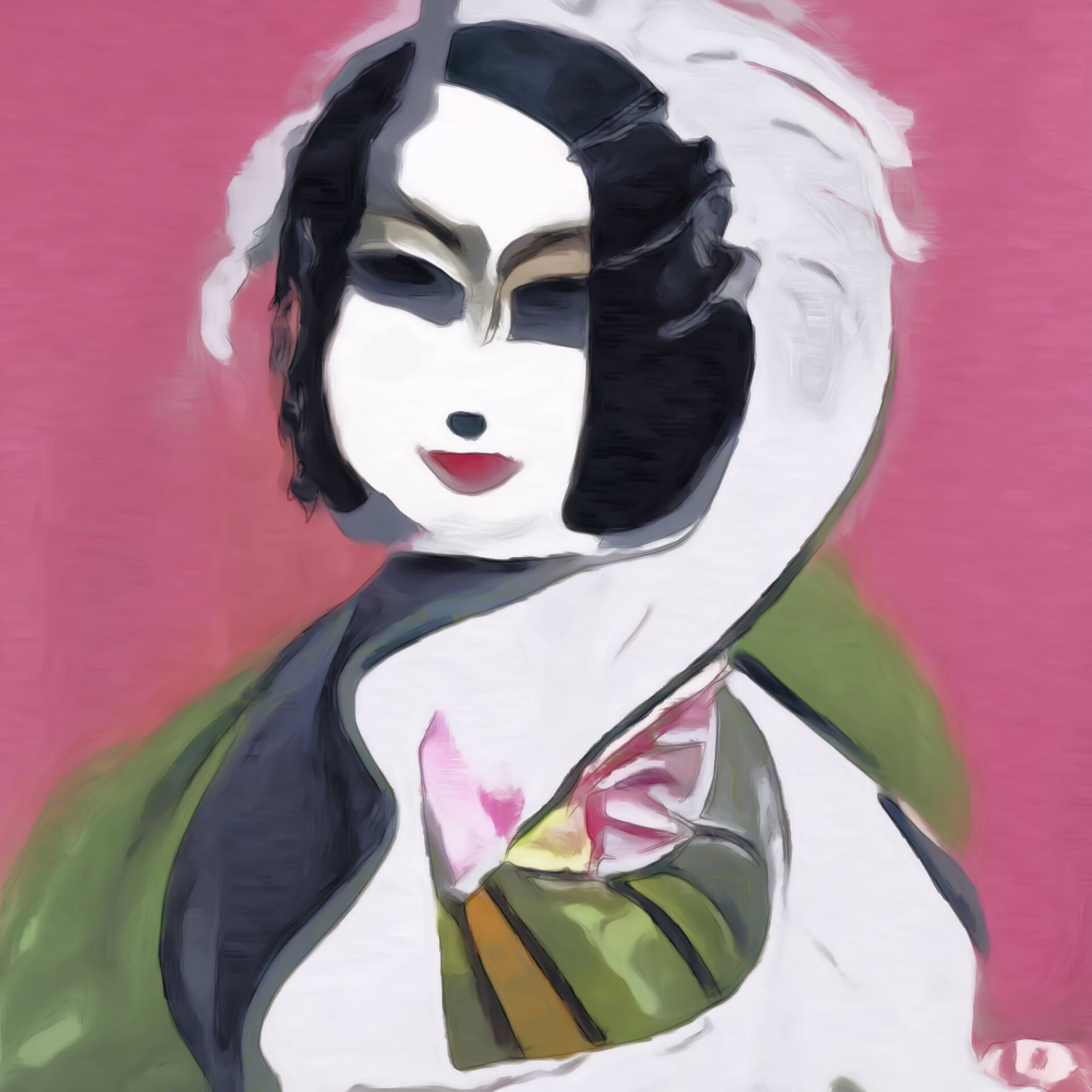 ArtStation - Vibrant woman portrait