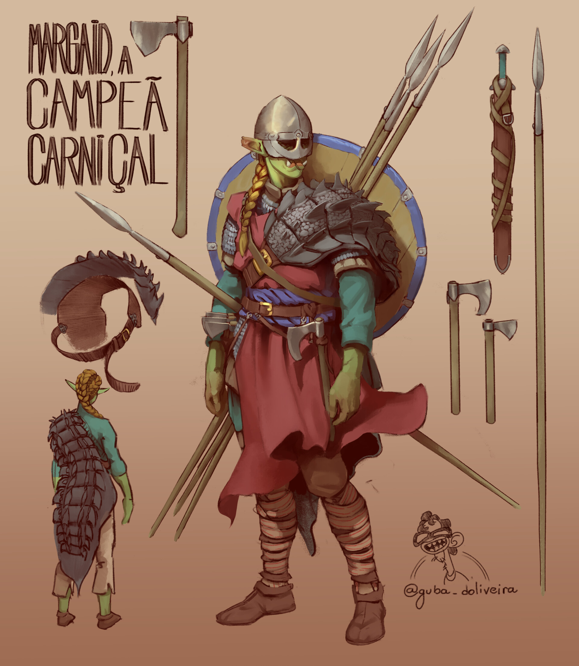 ArtStation - DND Art Margaid, Champion Butcher