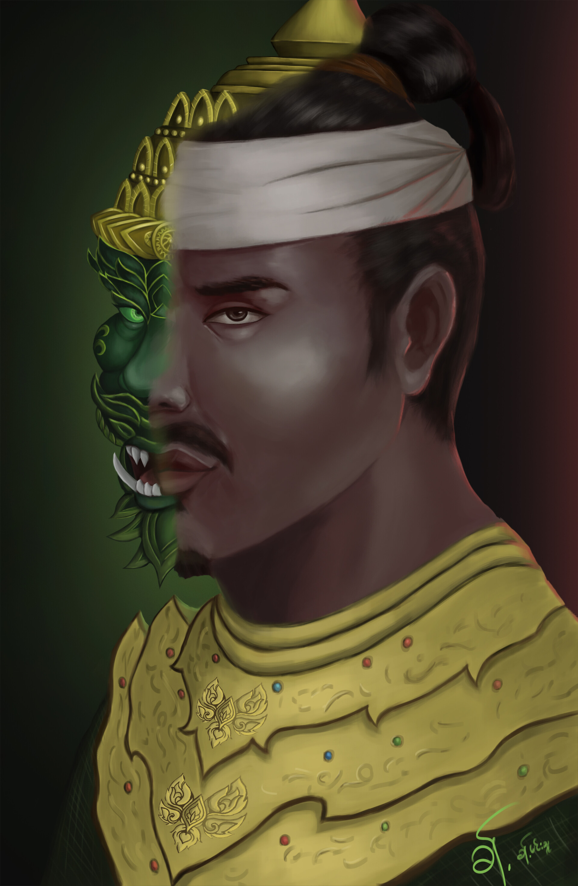 ArtStation - Myanmar Belu among us