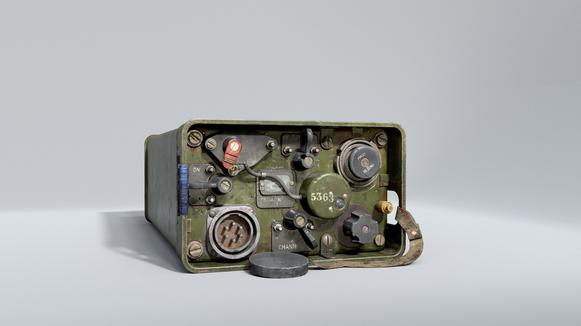 ArtStation - Old military British radio