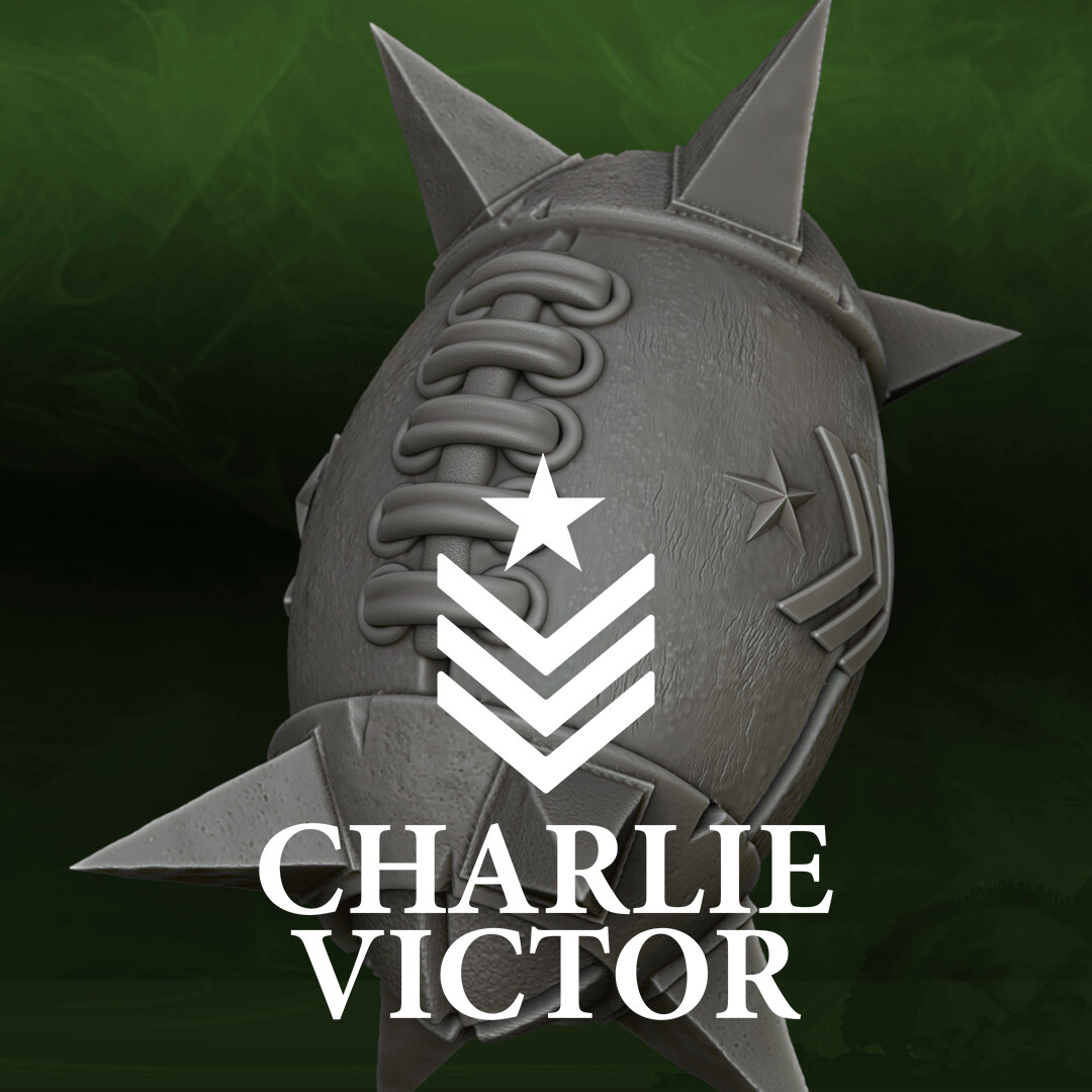 frogx4 - Bloodbowl Ball "Charlie Victor Exclusive"