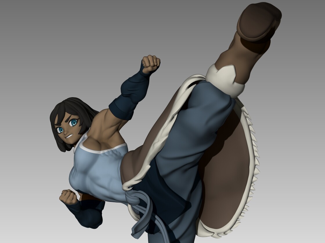 ArtStation - Buff Korra - FanArt