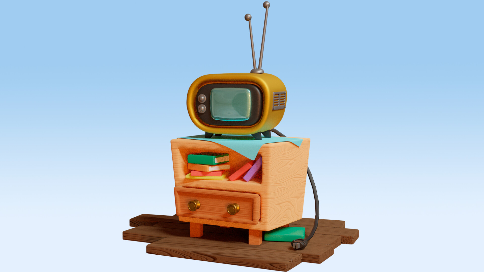ArtStation - Stylized Tv