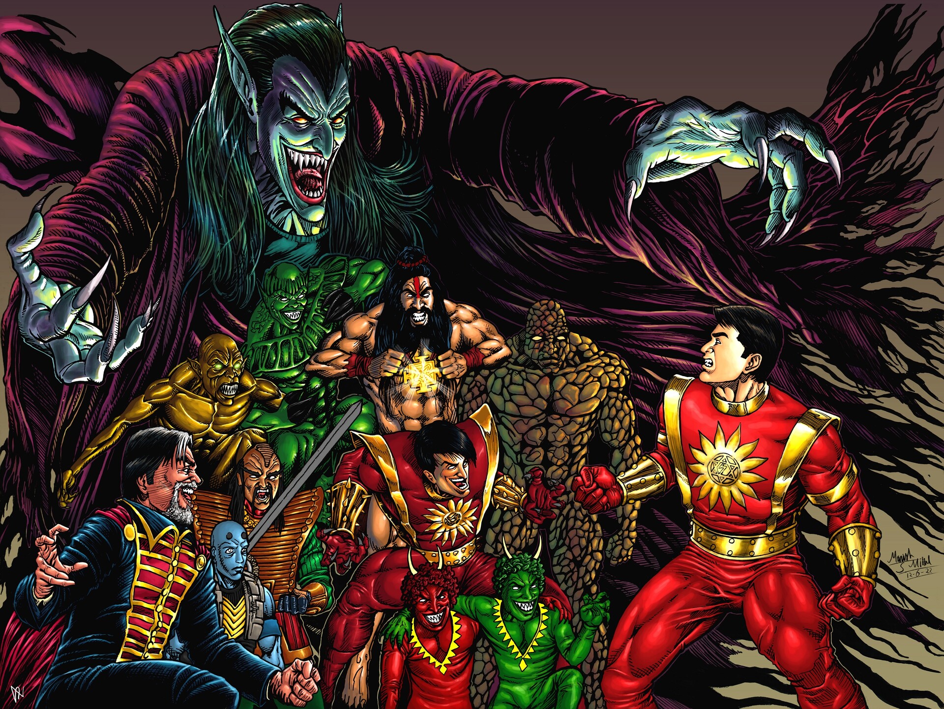 ArtStation - Shaktimaan and his foes