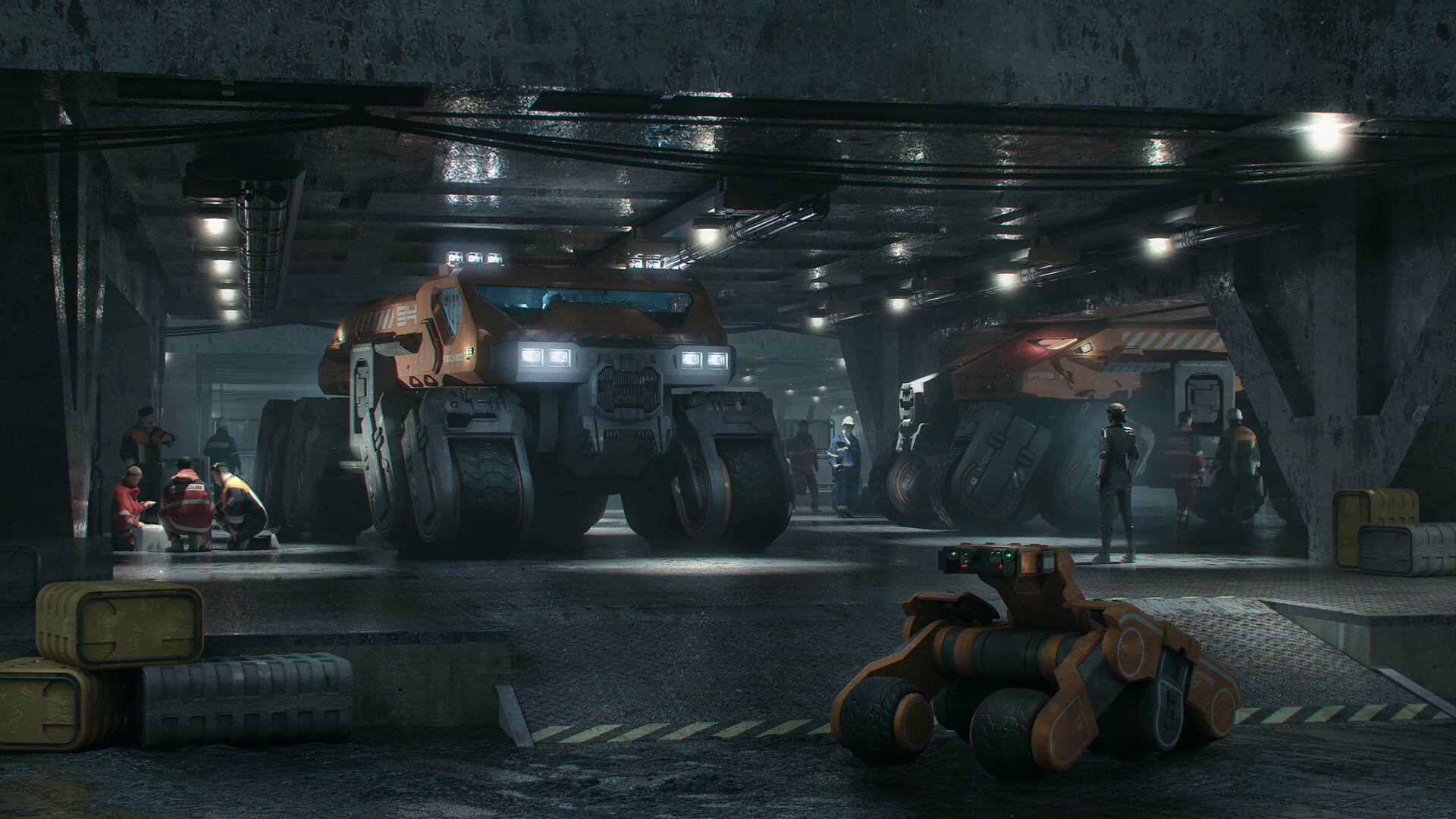 Steve Burg - Outpost Vehicle Hangar