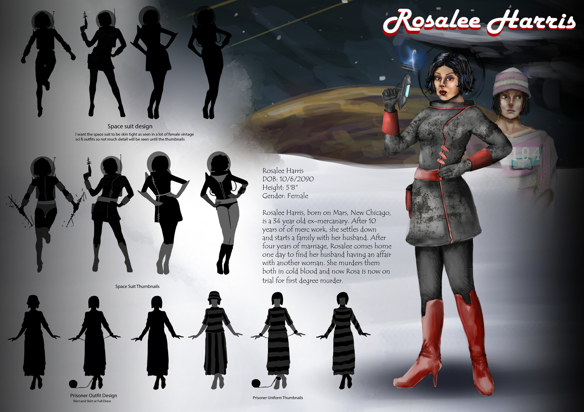 ArtStation - Protagonist Concept Design