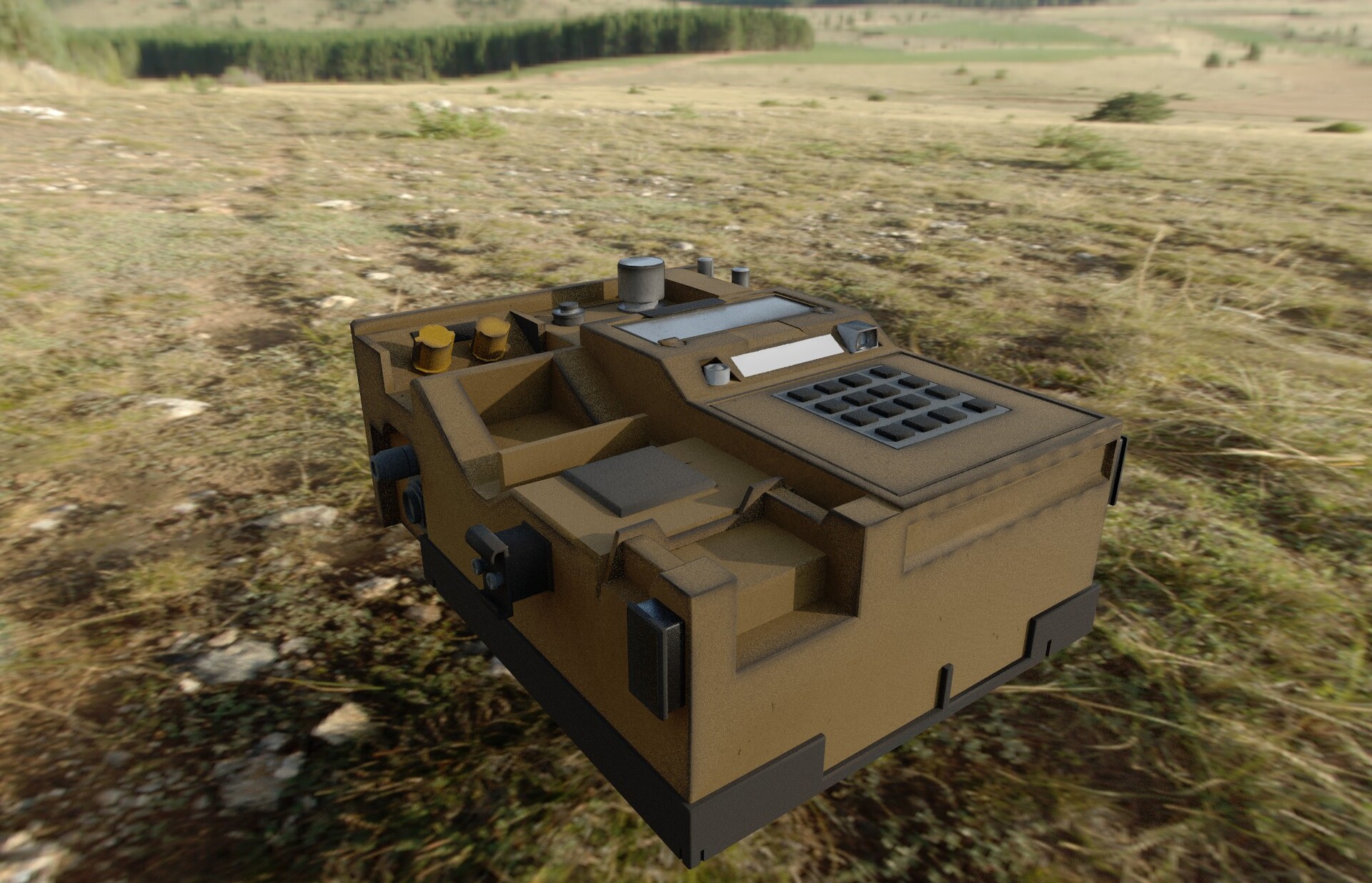 ArtStation - Stylized Military Phone wip