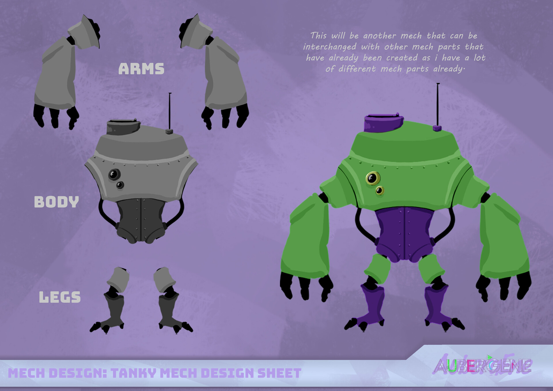 ArtStation - Defensive Mech Design