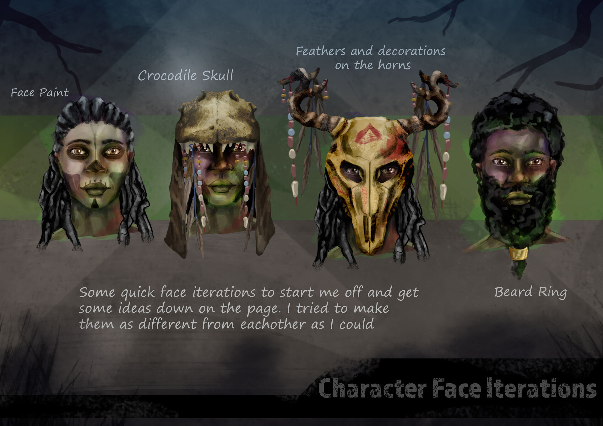 ArtStation - Hunted: Character Development Pages