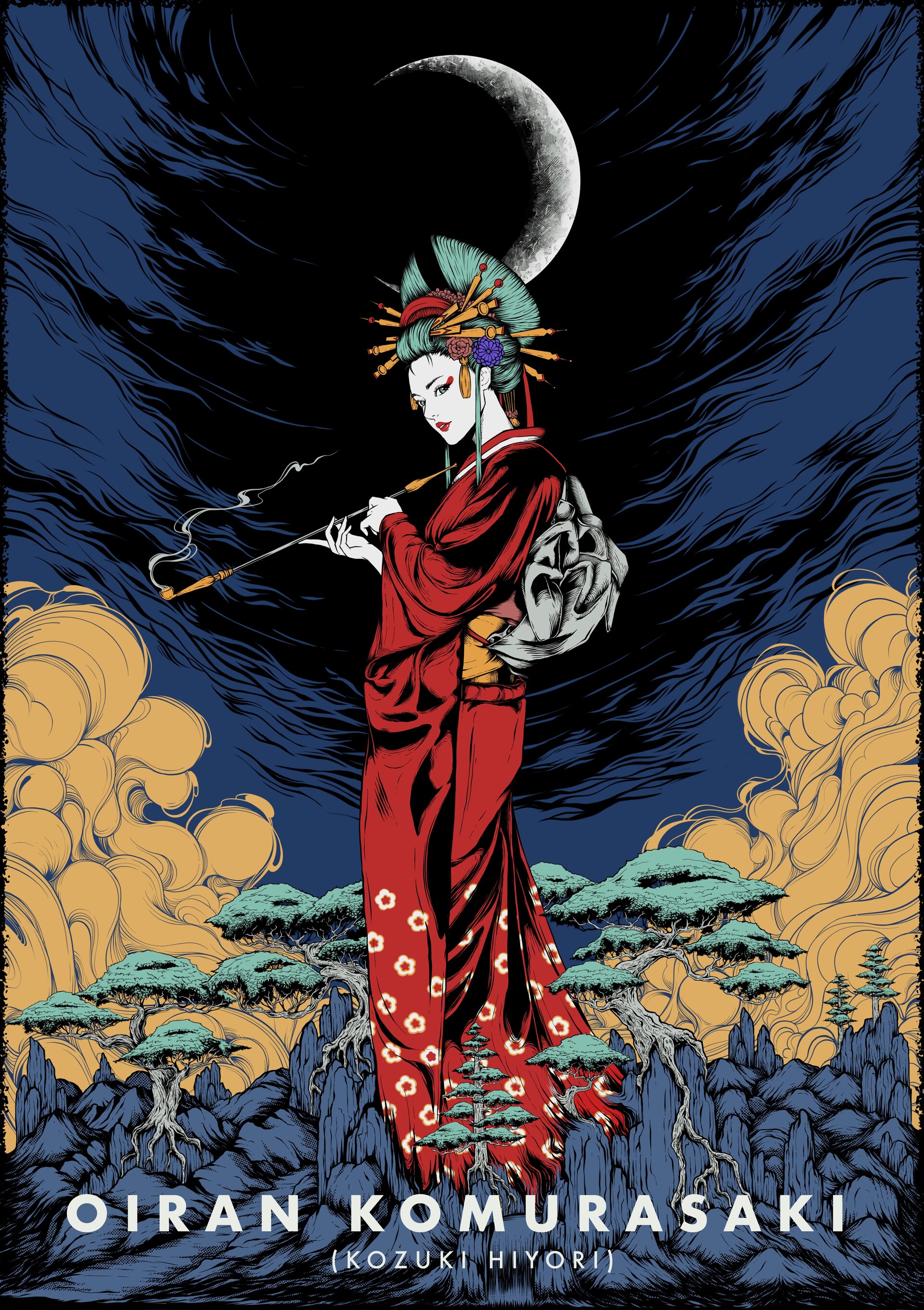 ArtStation - Oiran Komurasaki