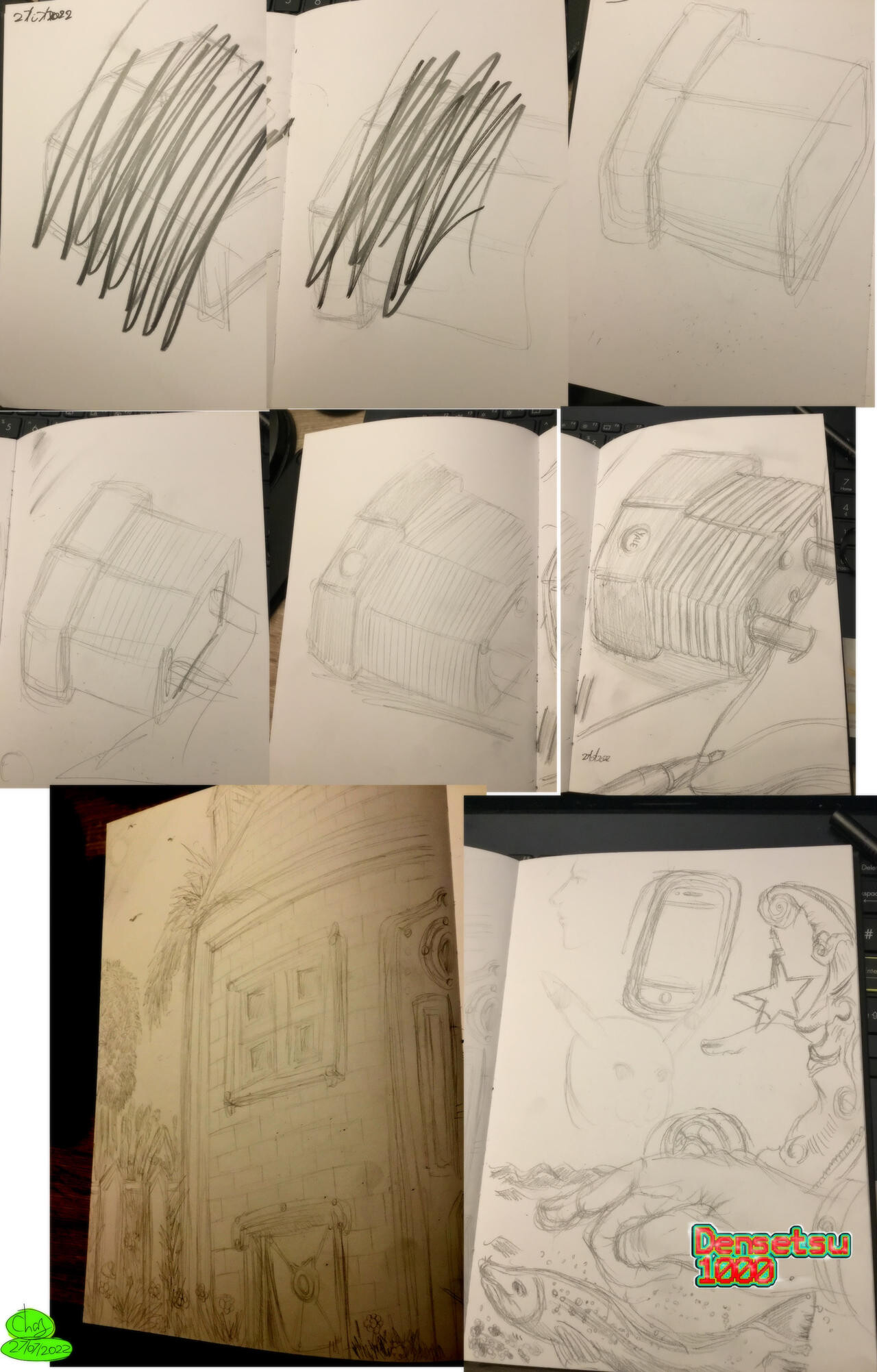 ArtStation - Sketch practice - 27/07/2022