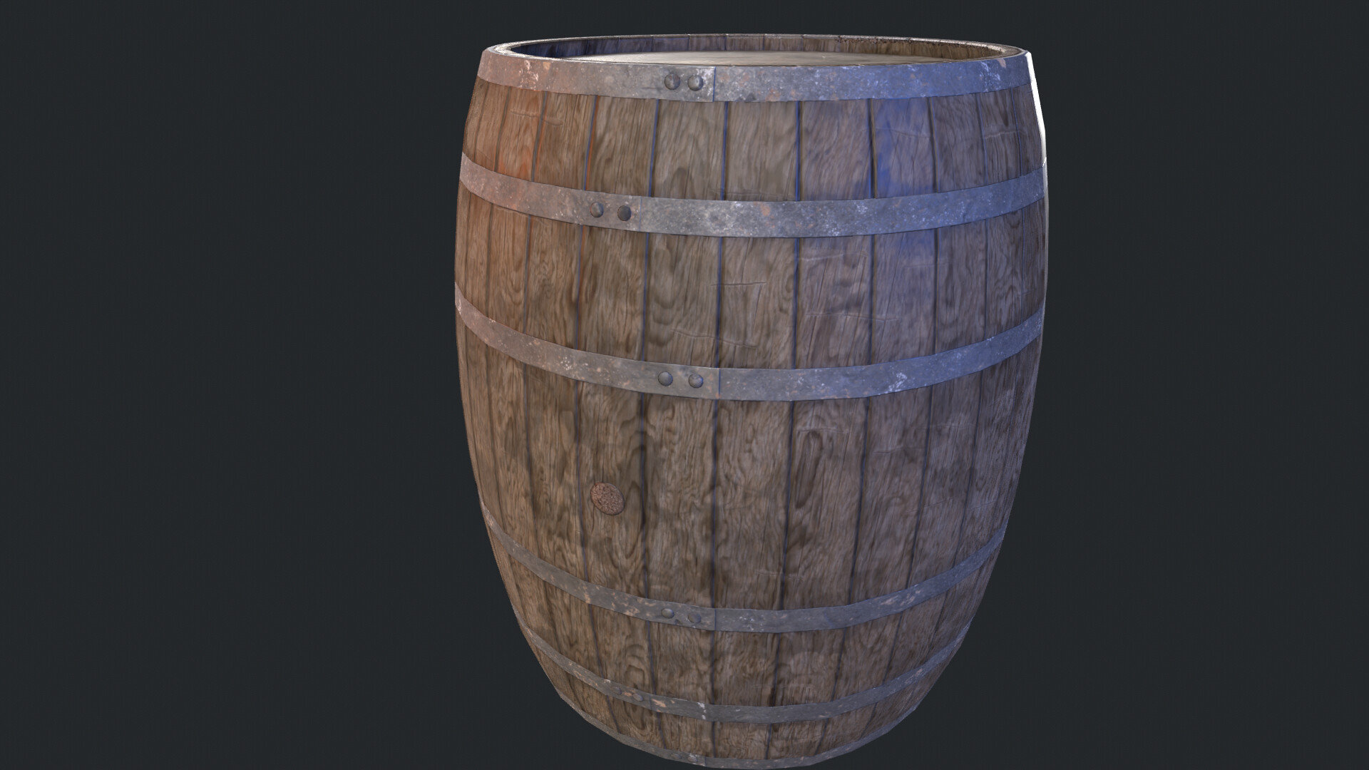 ArtStation - Old Western Barrel