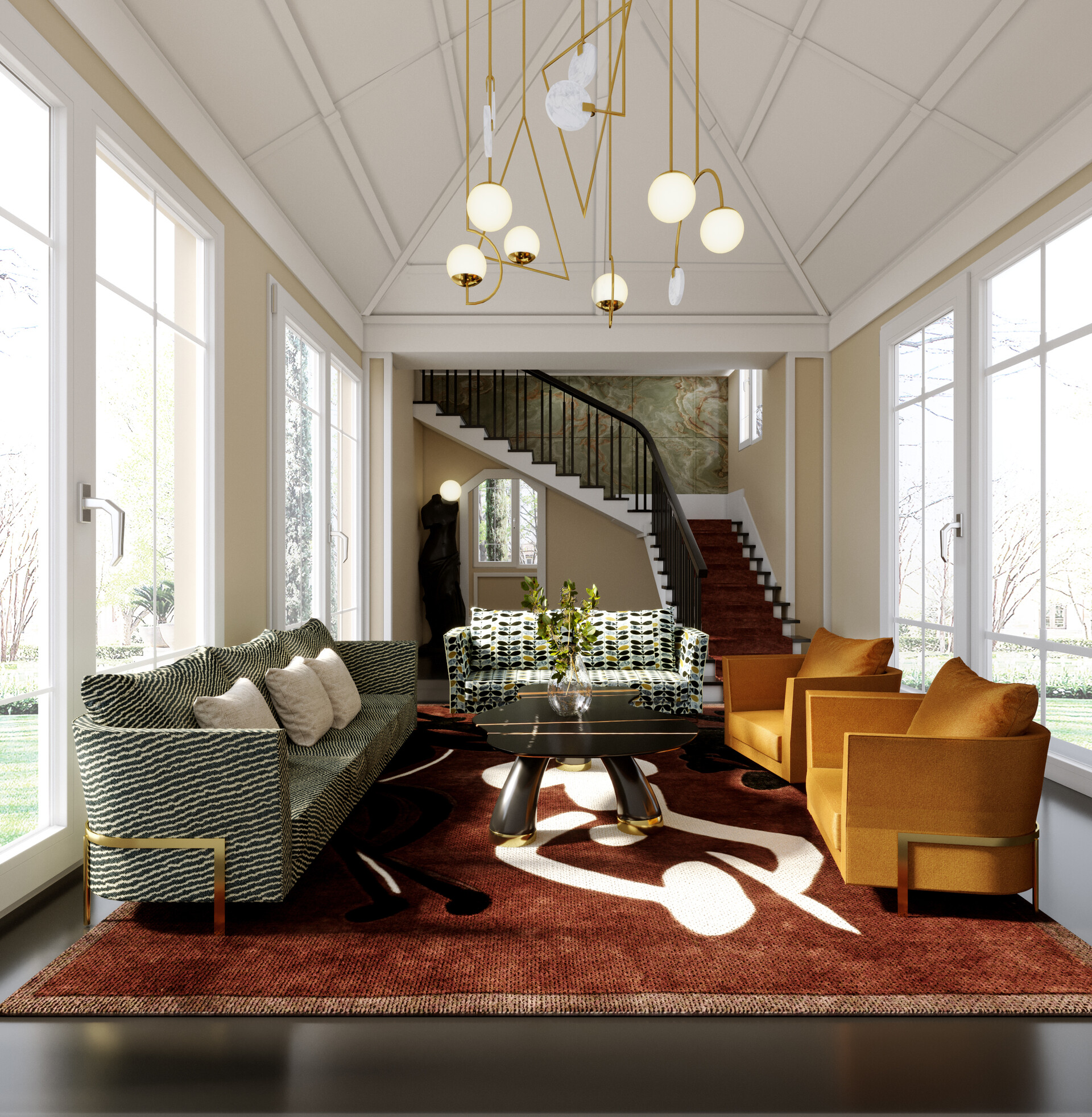 ArtStation - 3D Living Area