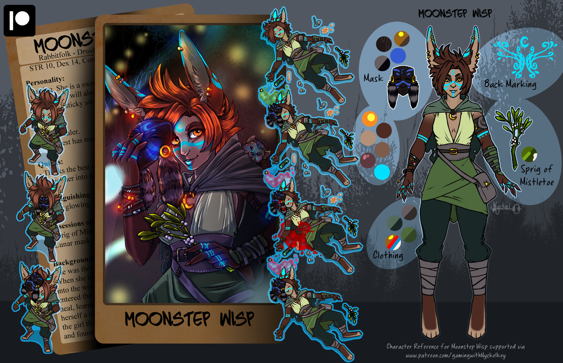 ArtStation - NPC Pack: Moonstep Wisp