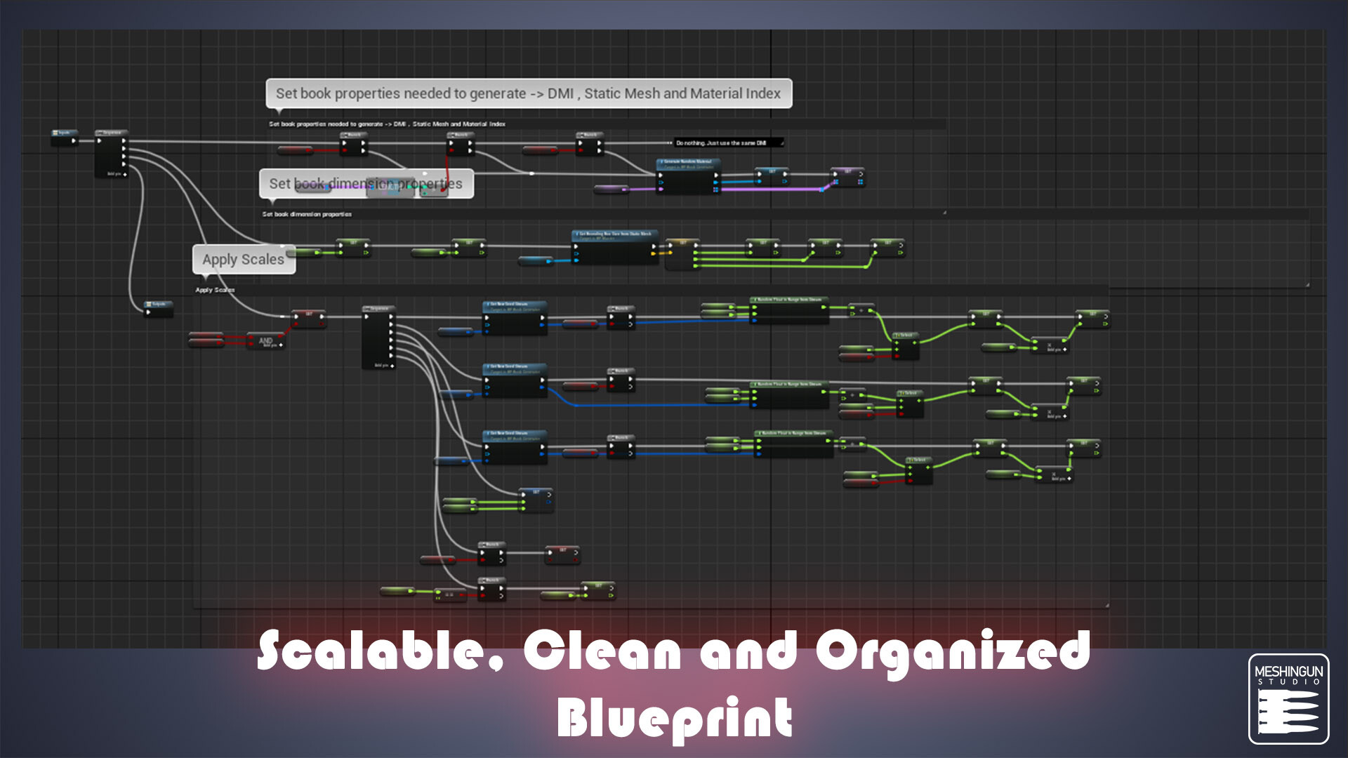 MESHINGUN STUDIO INC. - Book Generator - Meshingun Tools (UE4/5)