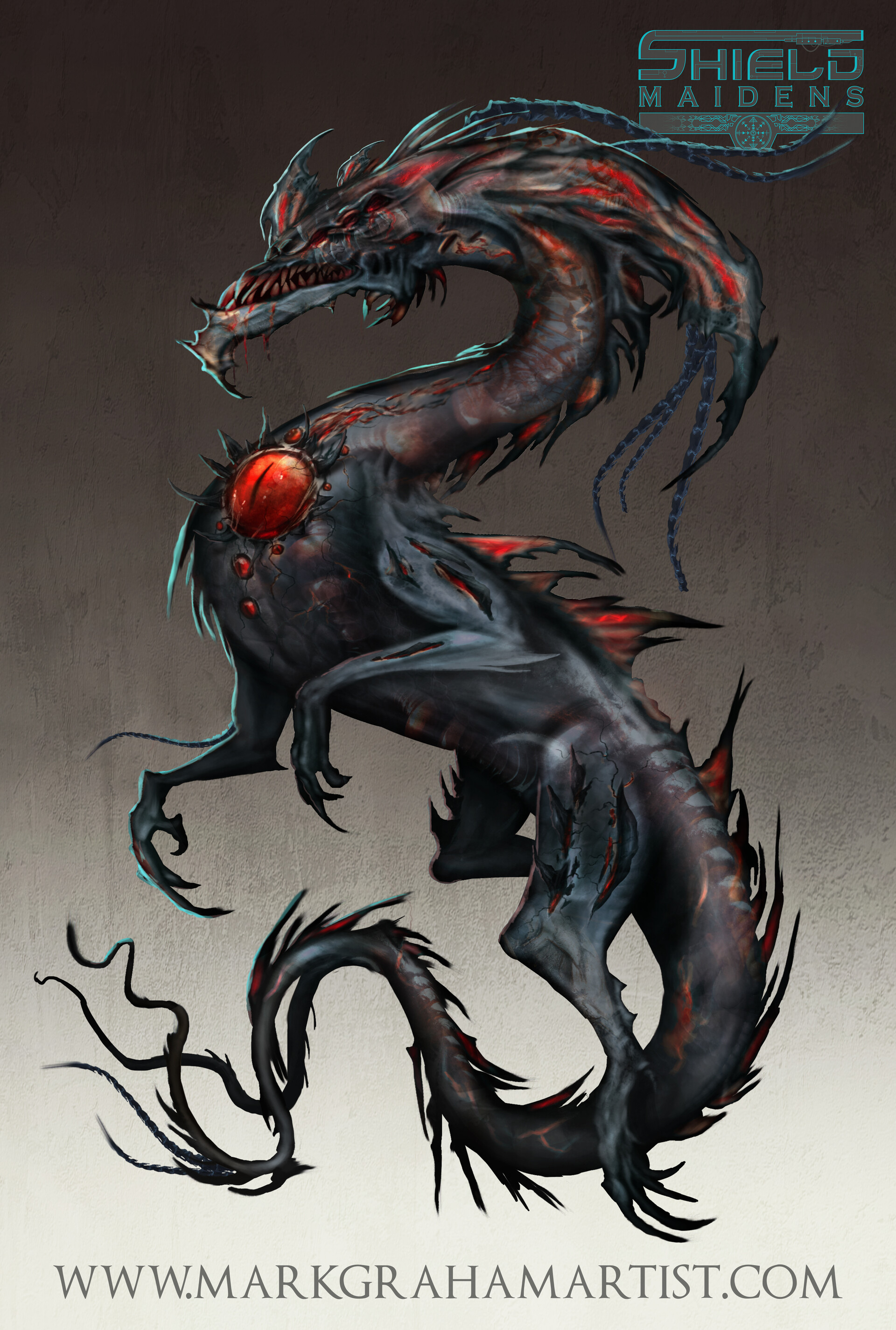 ArtStation - dragons for shield maidens!