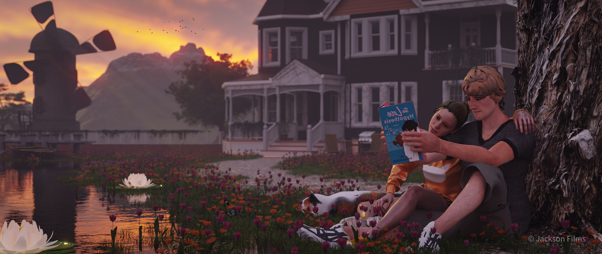 ArtStation - Evening Love