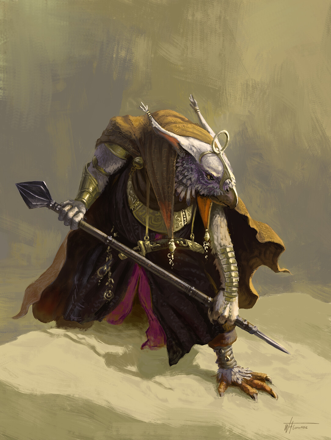 ArtStation - Desert Priest