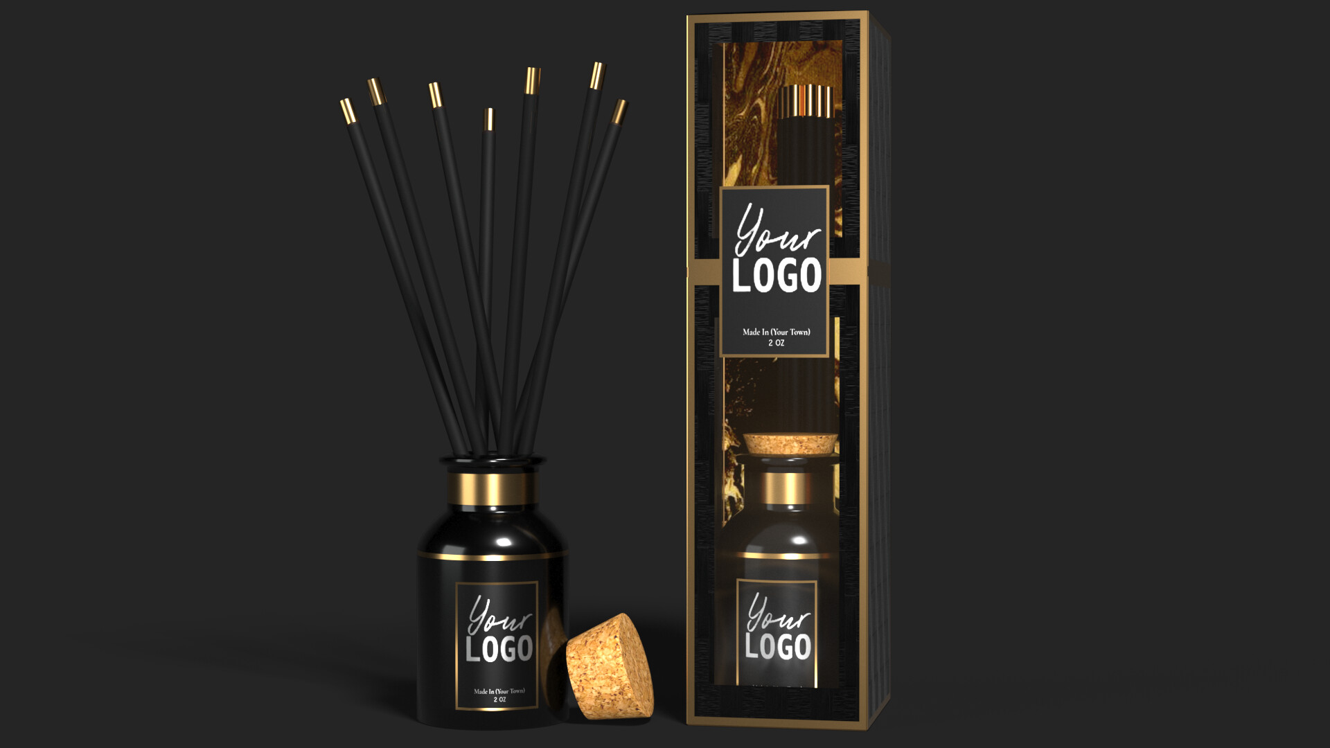 ArtStation - Product Desing / Reed Diffuser