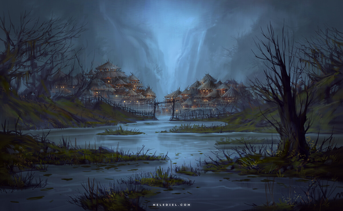 ArtStation - Lights in the Swamp