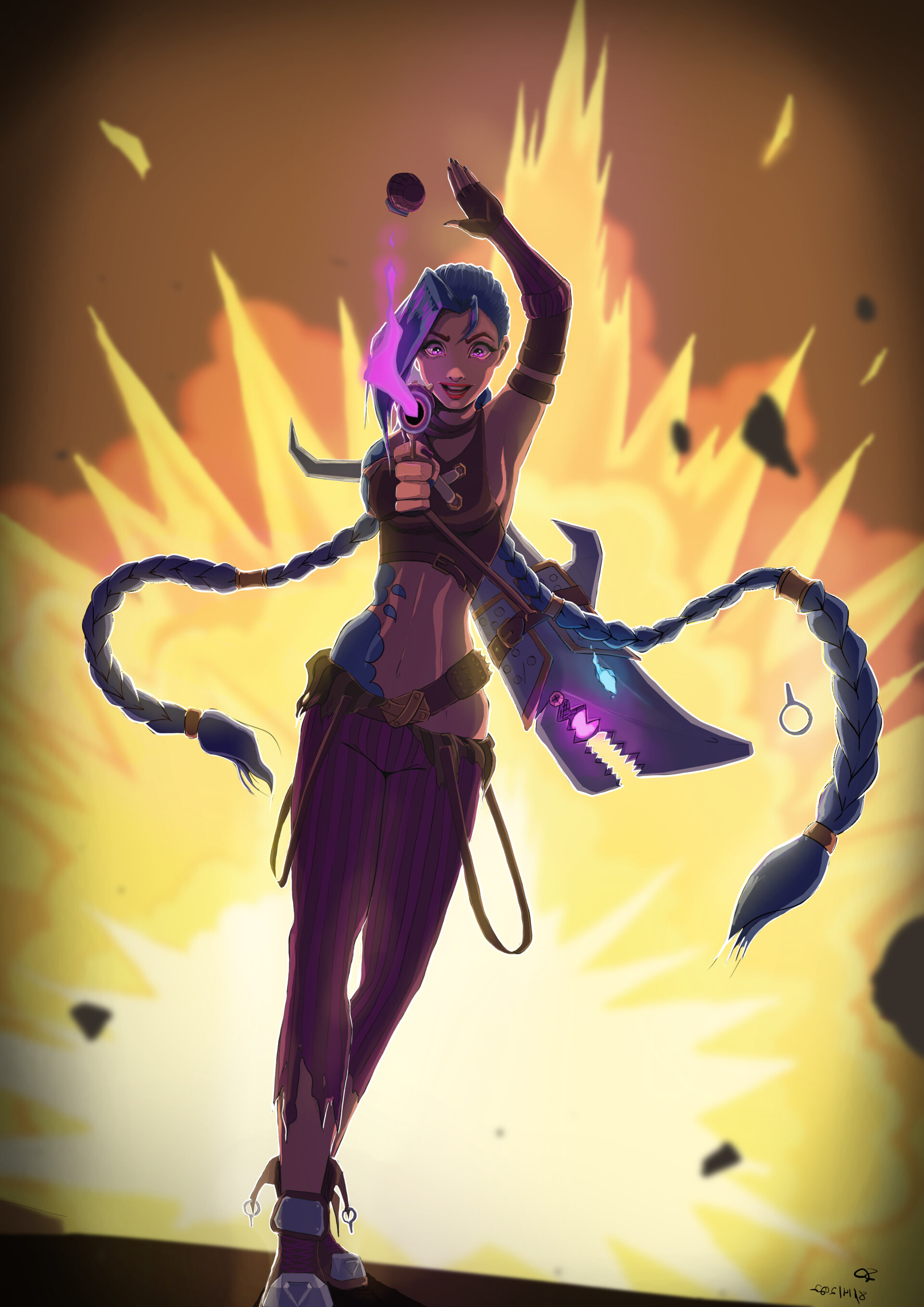 ArtStation - jinx fan art