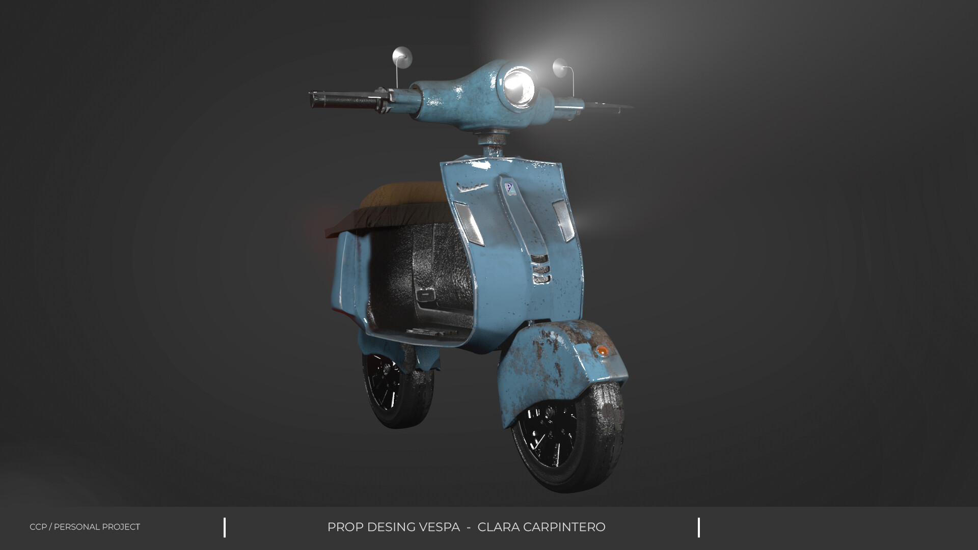 ArtStation - Vespa Prop Desing