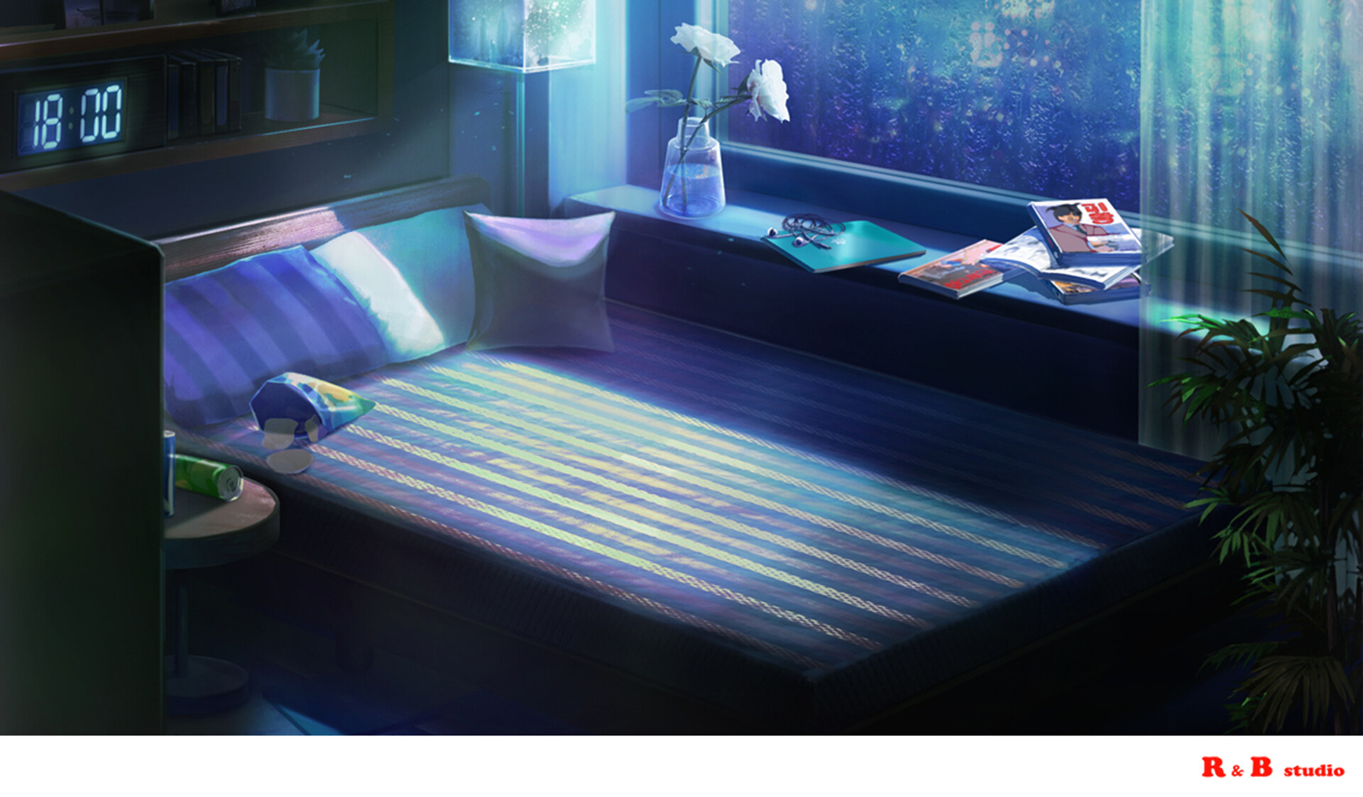 ArtStation - Room 18PM (animation background)